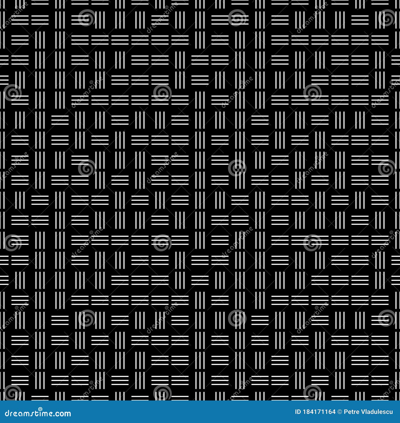 Abstract Pattern with Black Stripes, Modern Stylish Image. Stock Vector ...