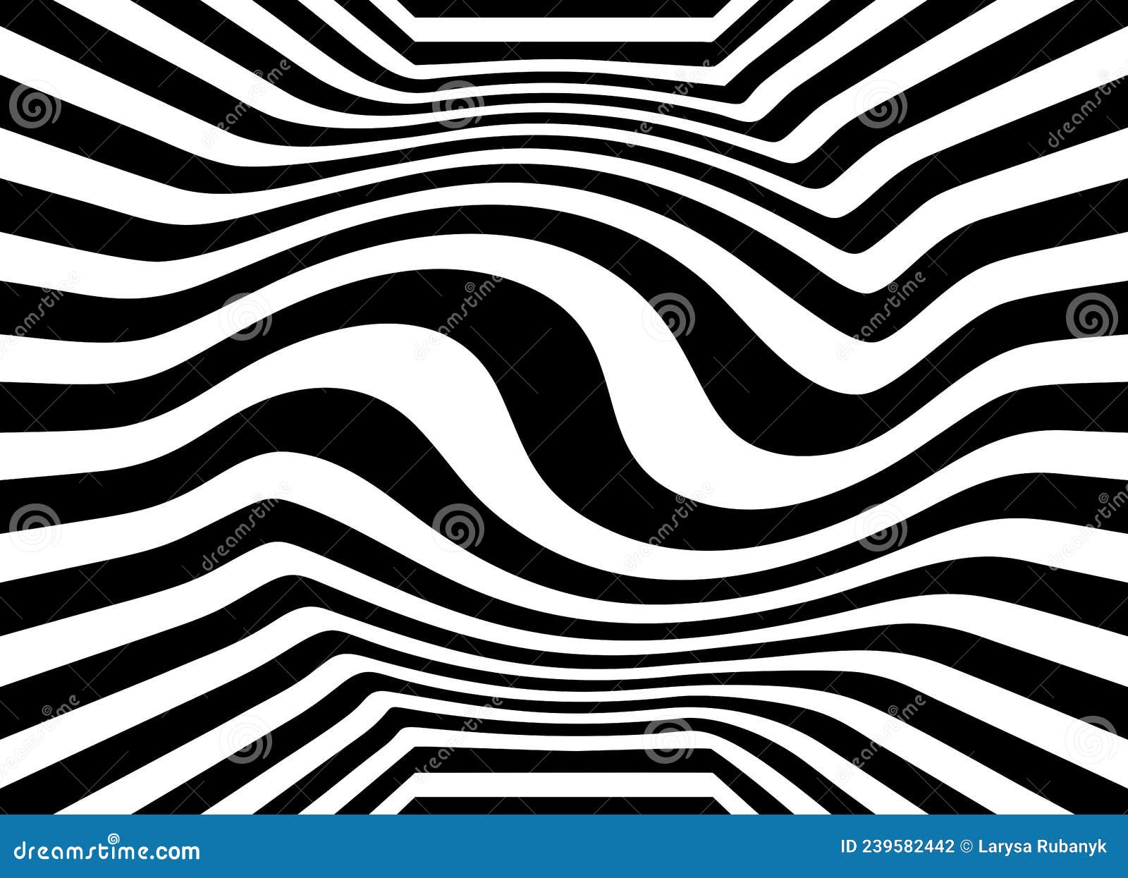 Abstract Pattern of Black Swirling Lines on a White Background. Stock ...