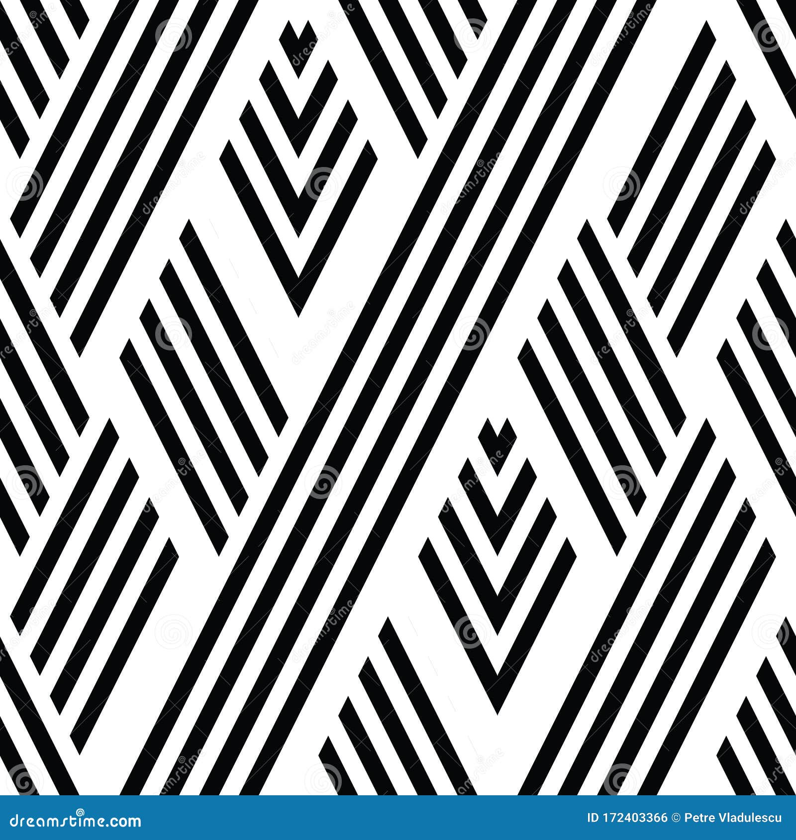 Abstract Pattern with Black and White Stripes (2), Modern Stylish Image ...