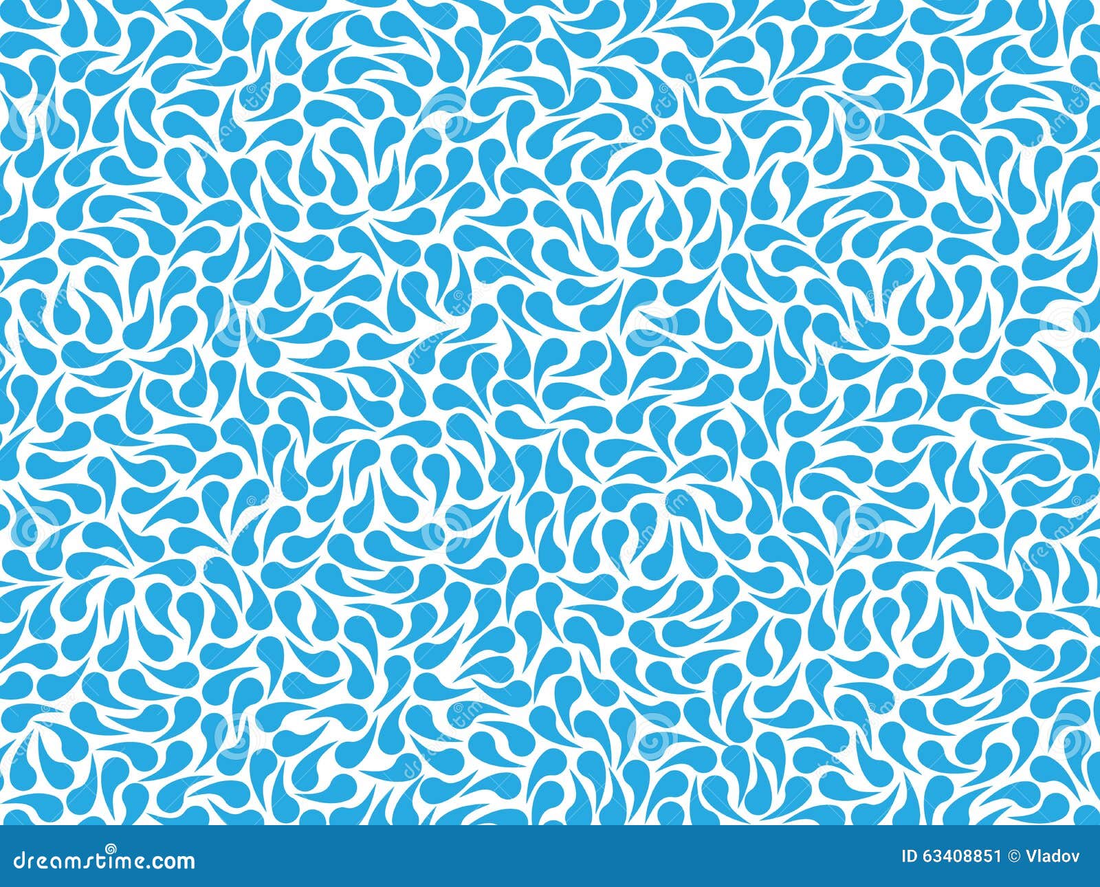 Abstract Tadpole Pattern - Seamless Background - Wood Texture Stock ...