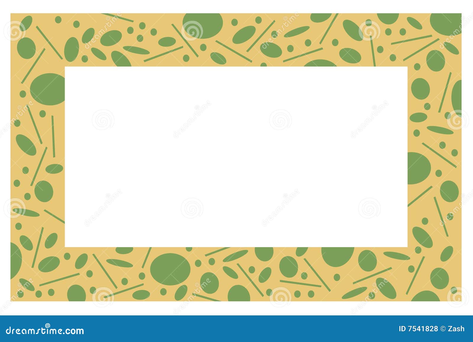 Abstract pattern border stock illustration. Illustration of illustrated ...