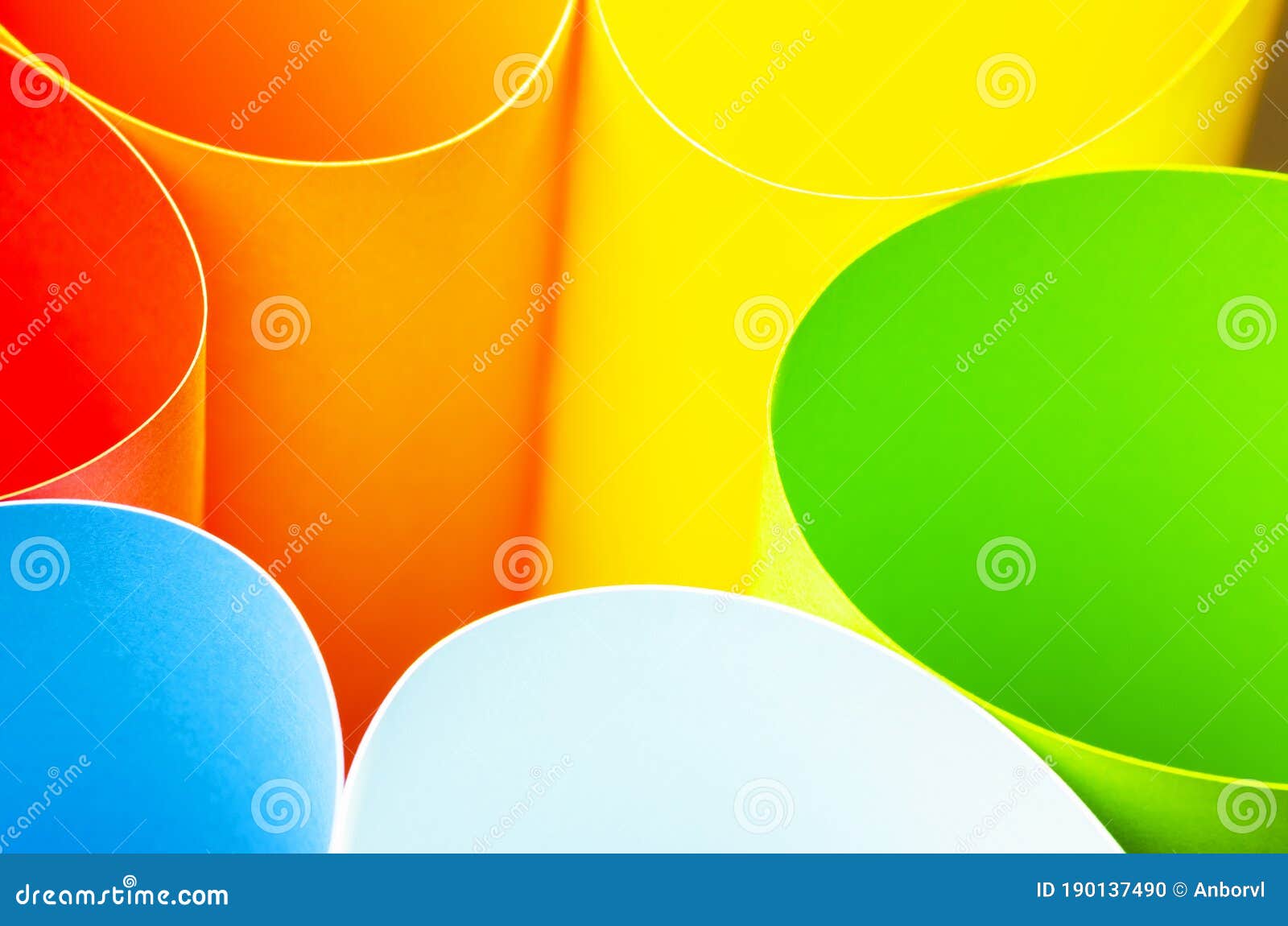 Abstract Pattern of Bright Colored Paper Stock Photo - Image of shape ...