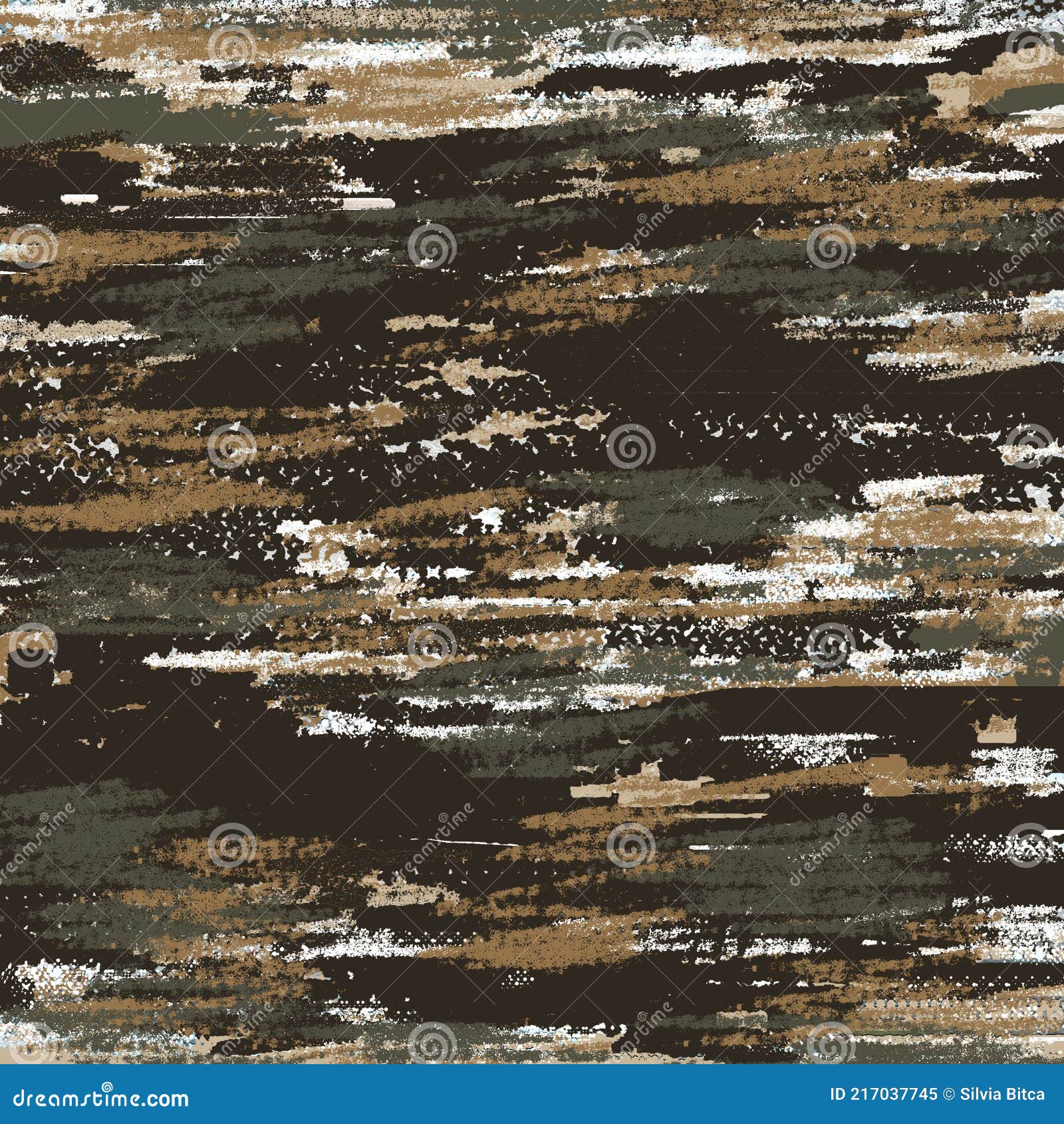 Abstract Pattern with Brushes Splashes. Stock Illustration ...