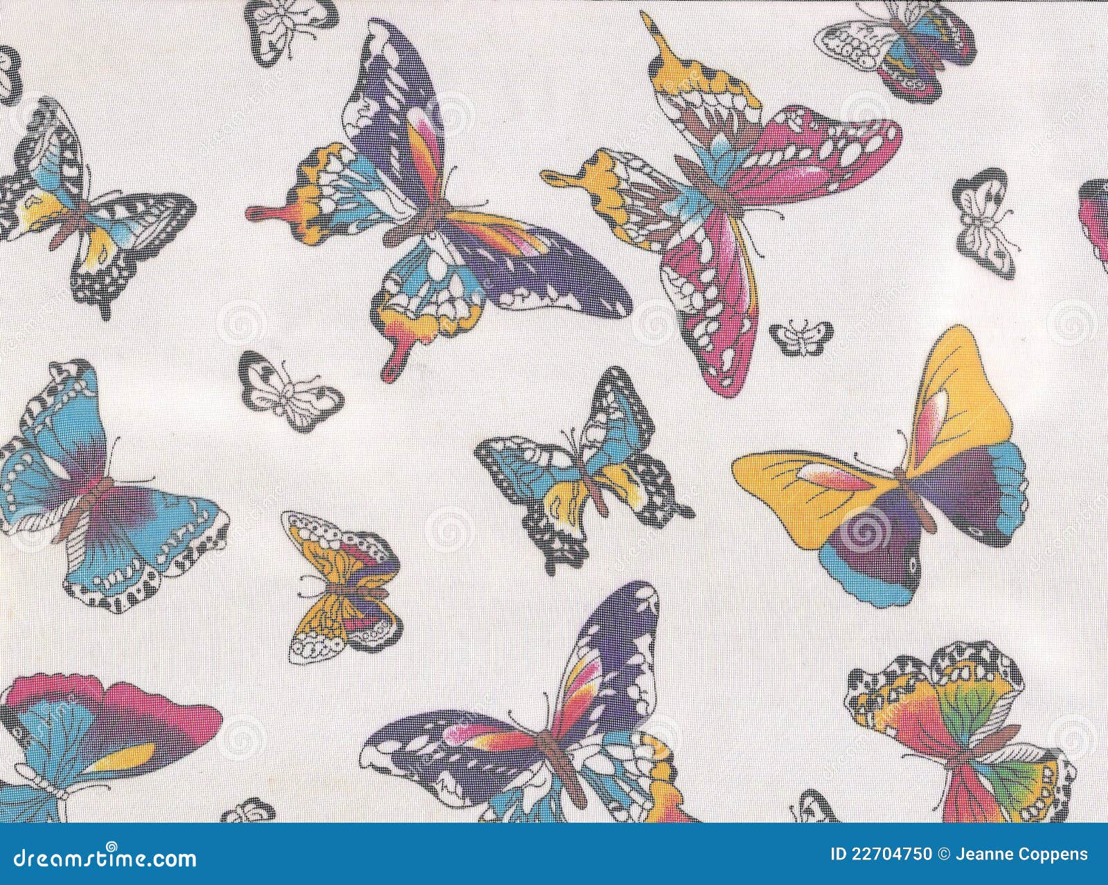 Abstract Pattern with Butterflies. Stock Photo - Image of illstration ...