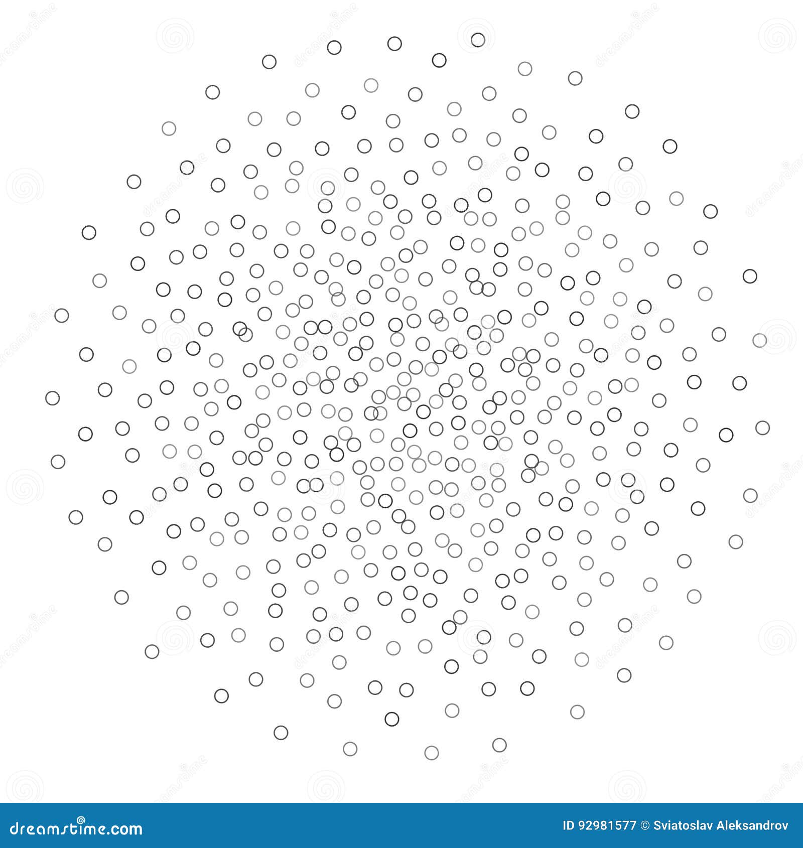 Abstract Pattern with Circle Particles Heap Stock Vector - Illustration ...