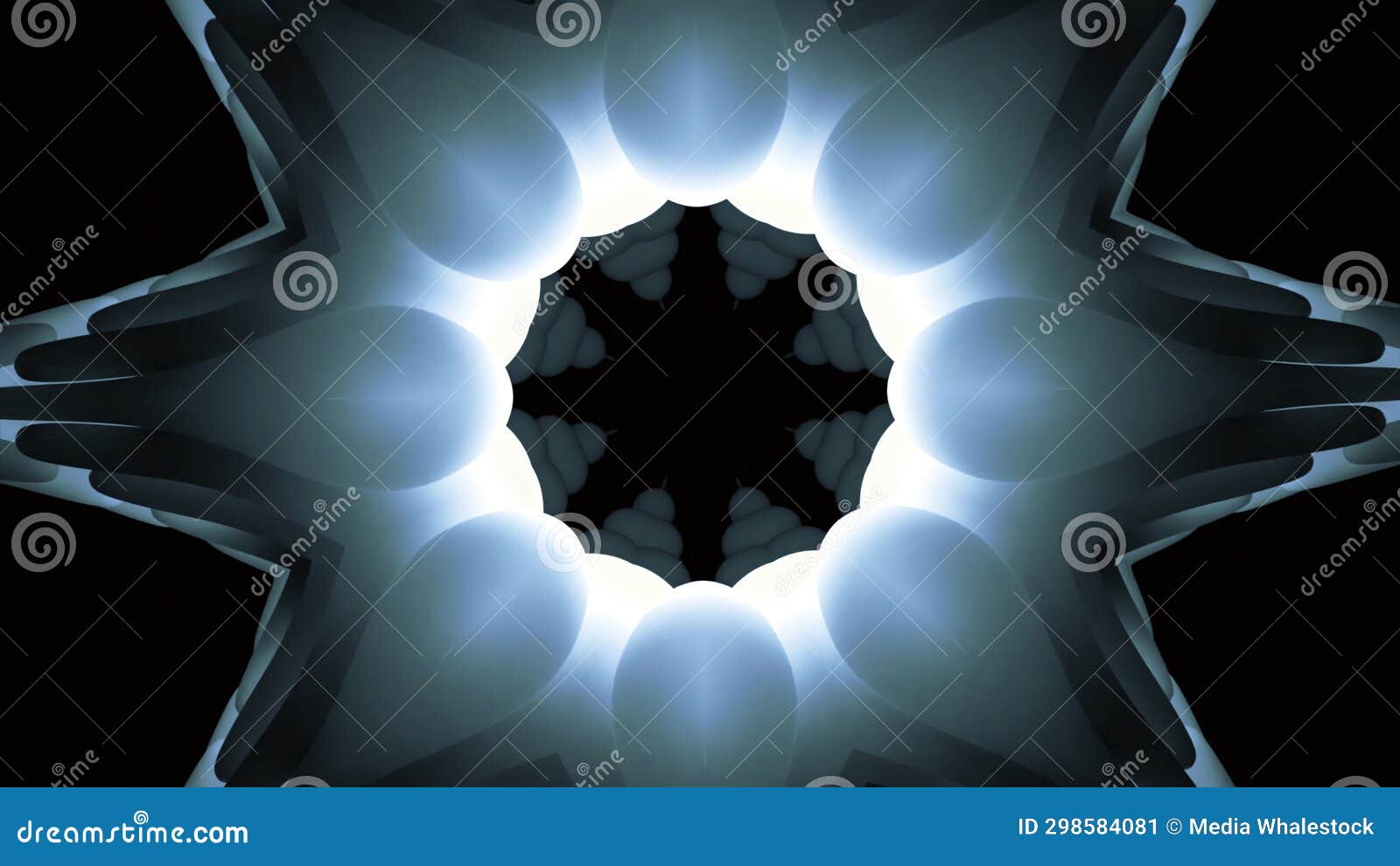 Abstract Pattern with Circles in Rays. Design Stock Illustration ...