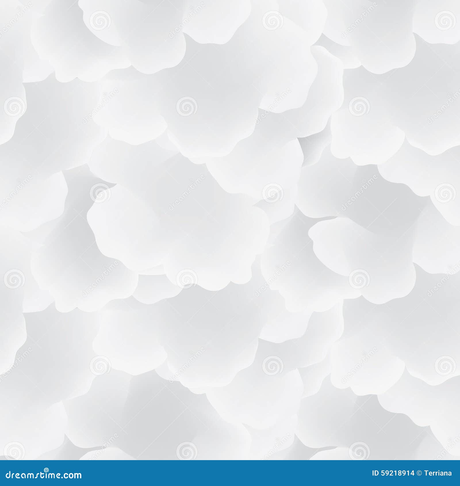 Abstract Pattern with Clouds. Cloudy Sky Seamless Background Stock ...