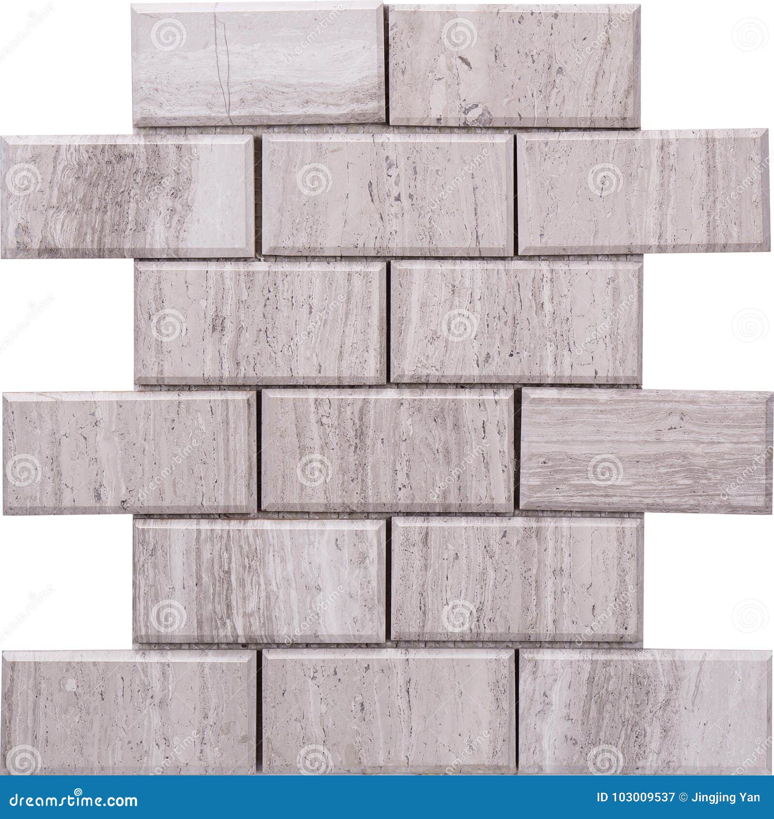 Seamless Rectangle Marble Mosaic Pattern Stock Image - Image of black ...