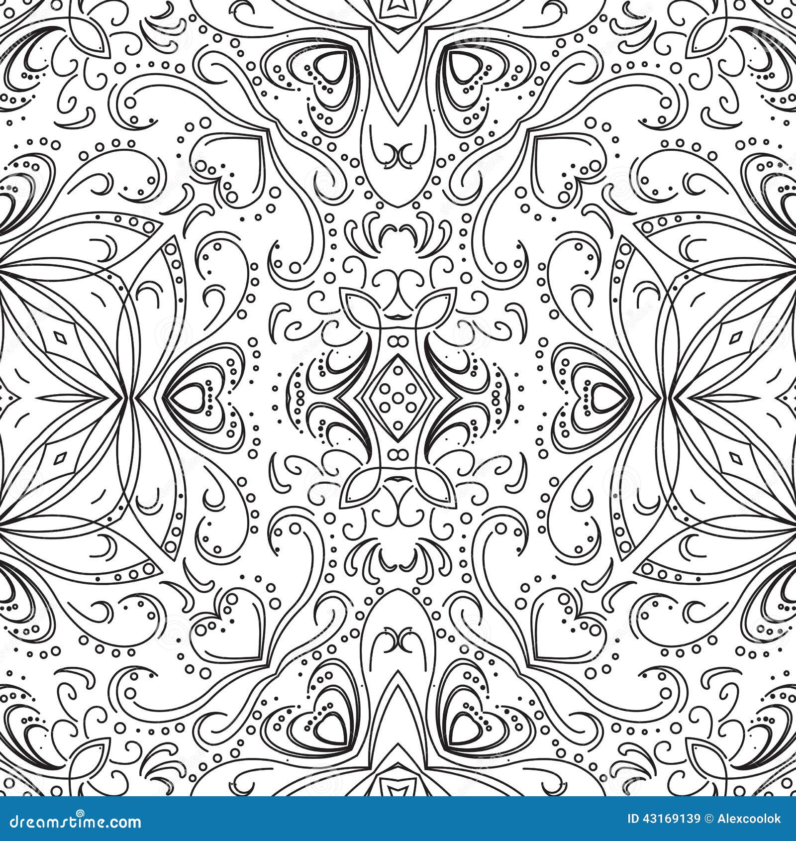 Abstract pattern, contours stock vector. Illustration of decorative ...