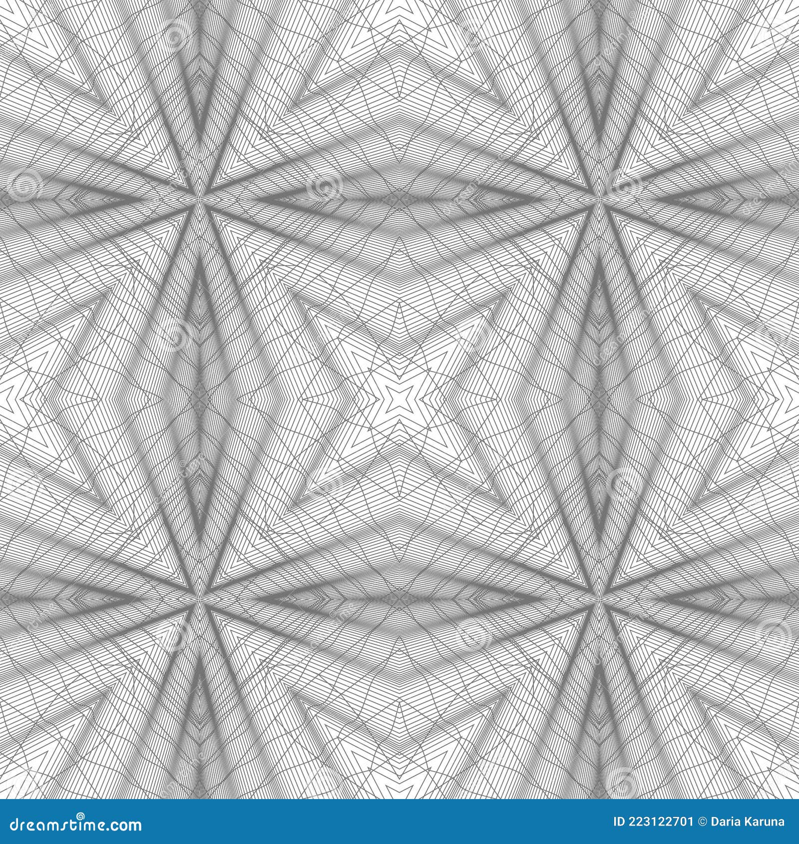 Abstract Pattern with 3D Objects and Waves. Stock Vector - Illustration ...