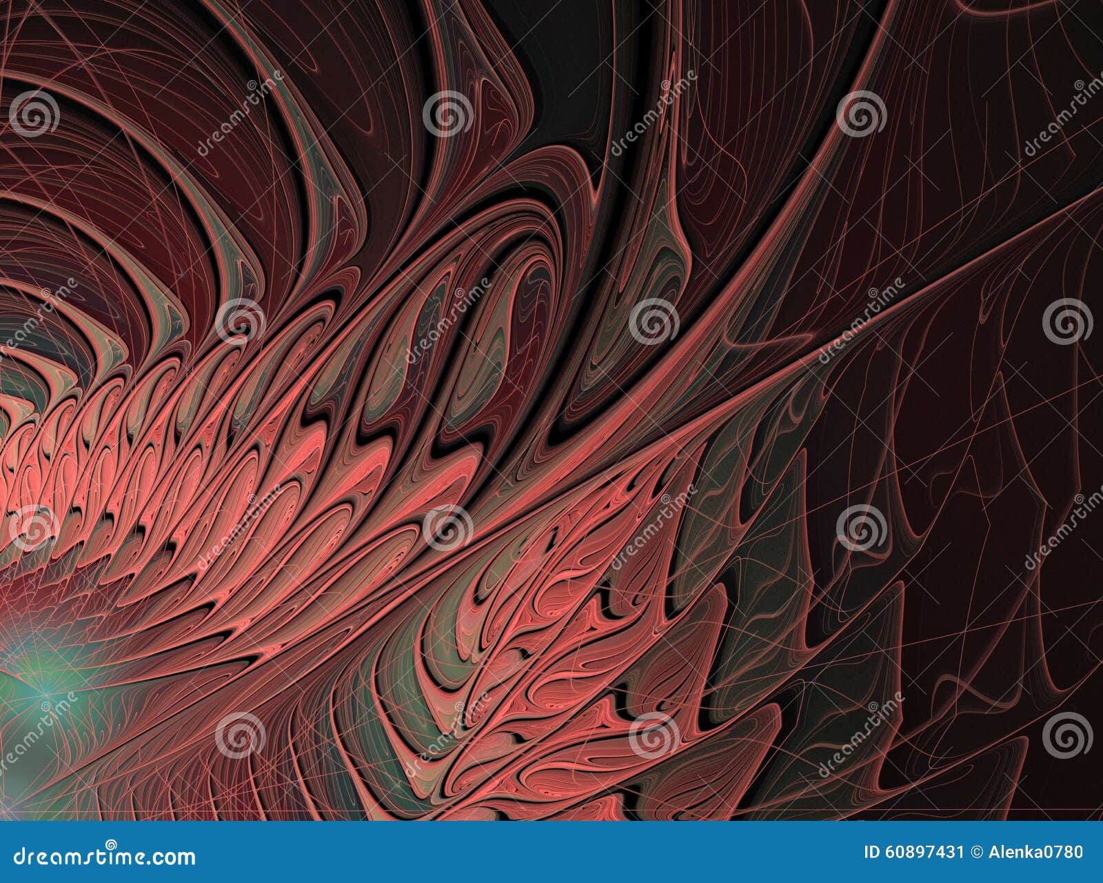 Abstract Pattern on a Dark Background Stock Illustration - Illustration ...