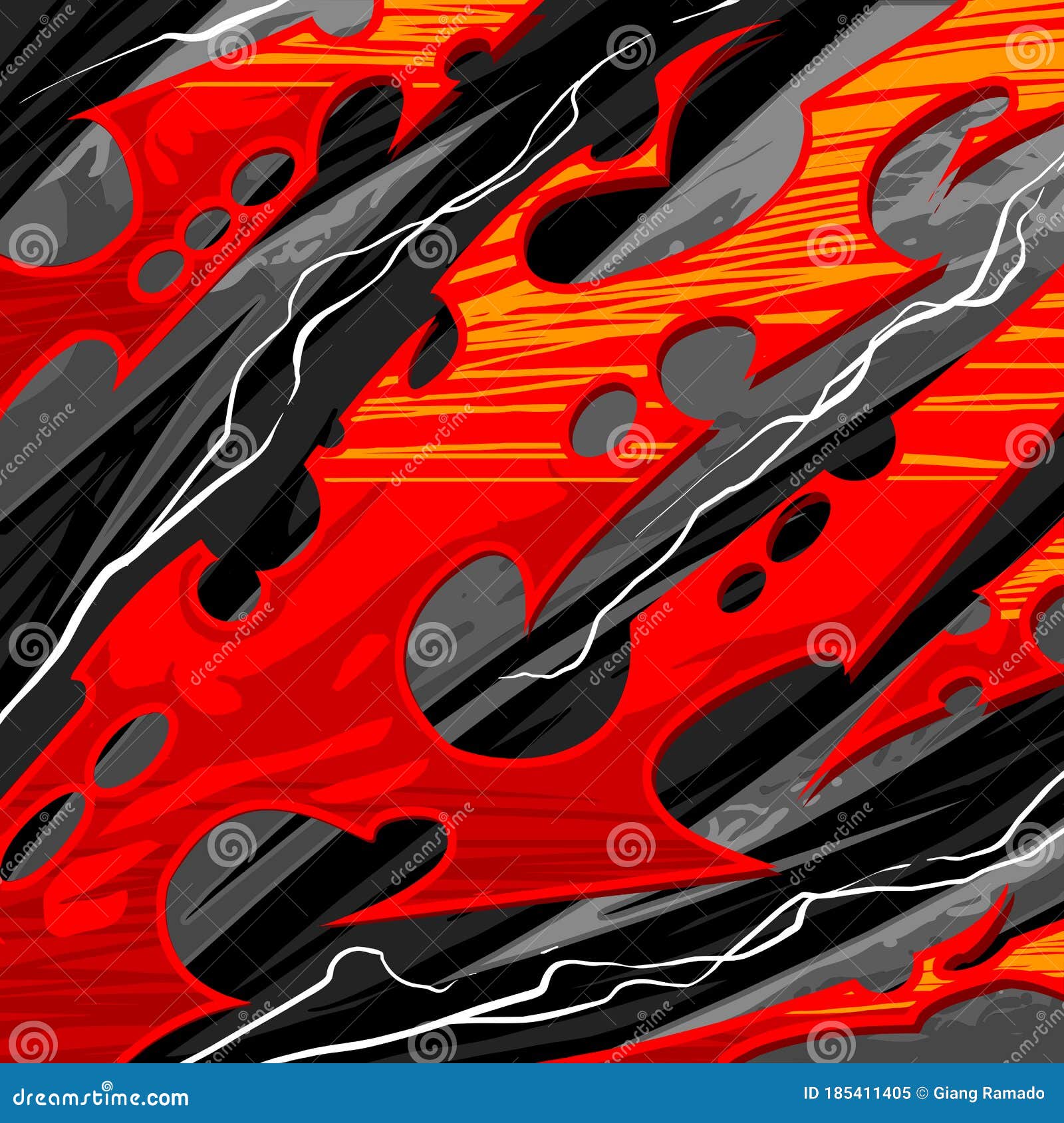 Abstract pattern design stock vector. Illustration of team - 185411405