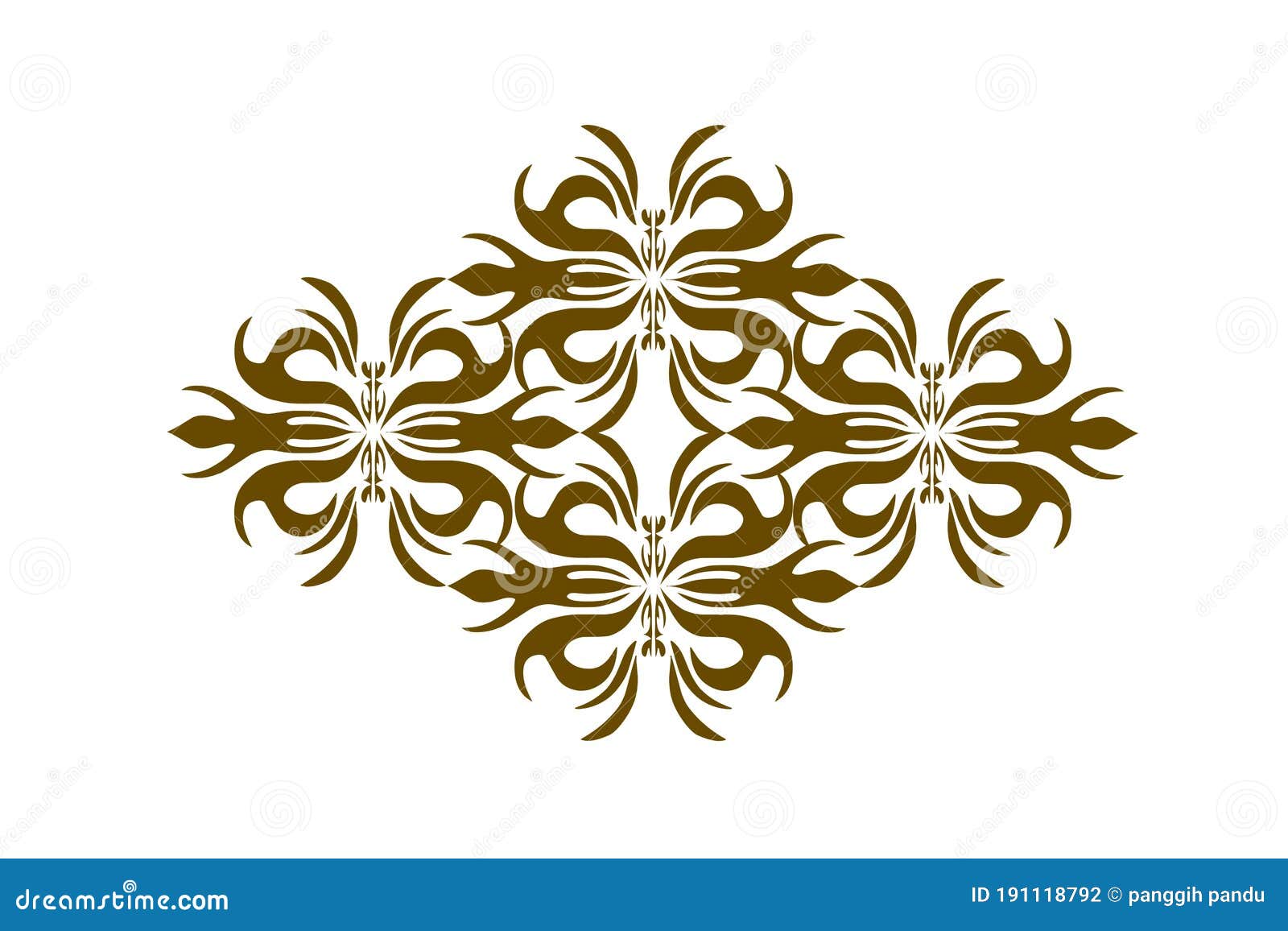 Abstract Pattern Design with White Background Stock Illustration ...