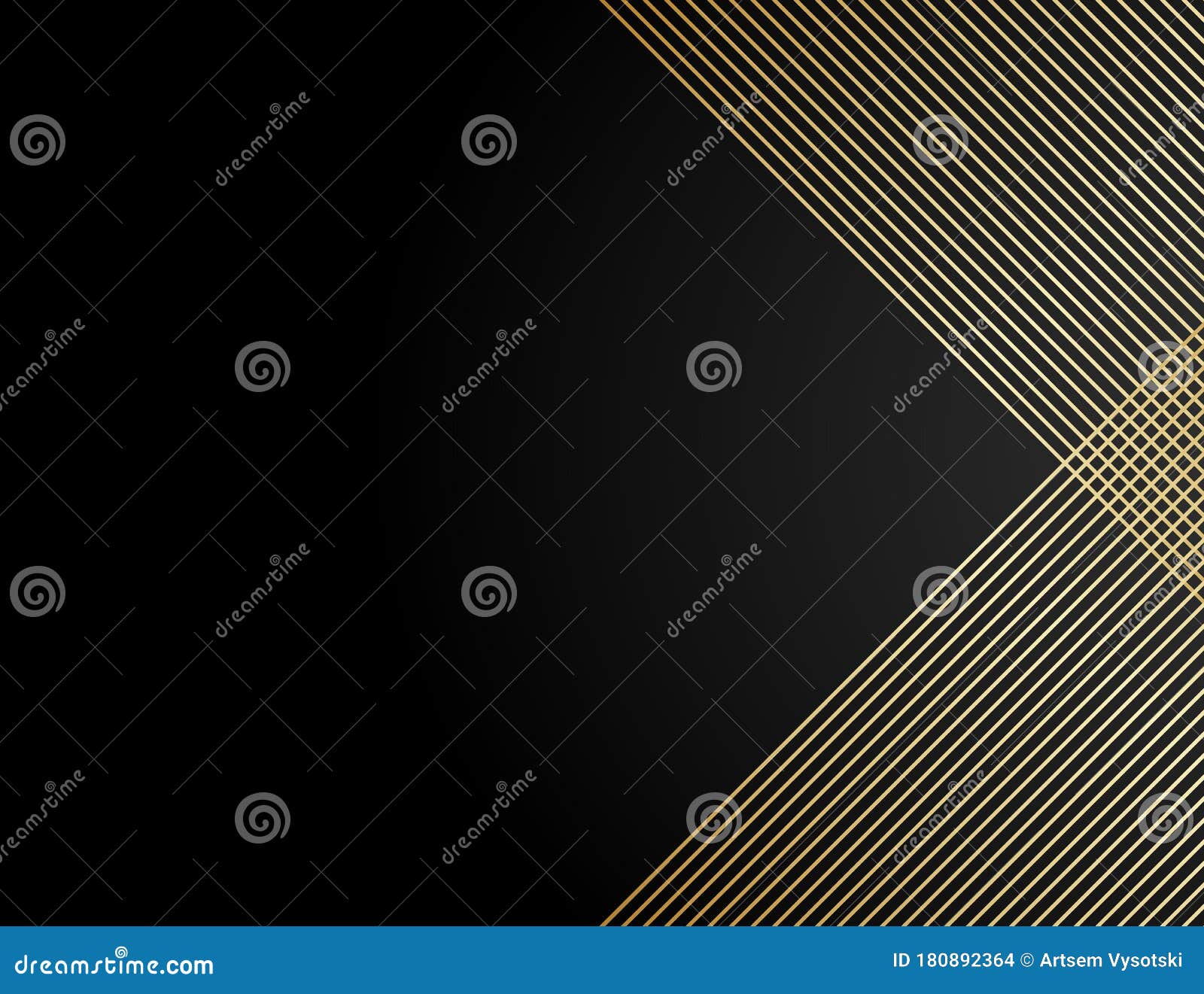 Abstract Pattern Diagonal Line Vector. Design Stripe Gold on Black ...