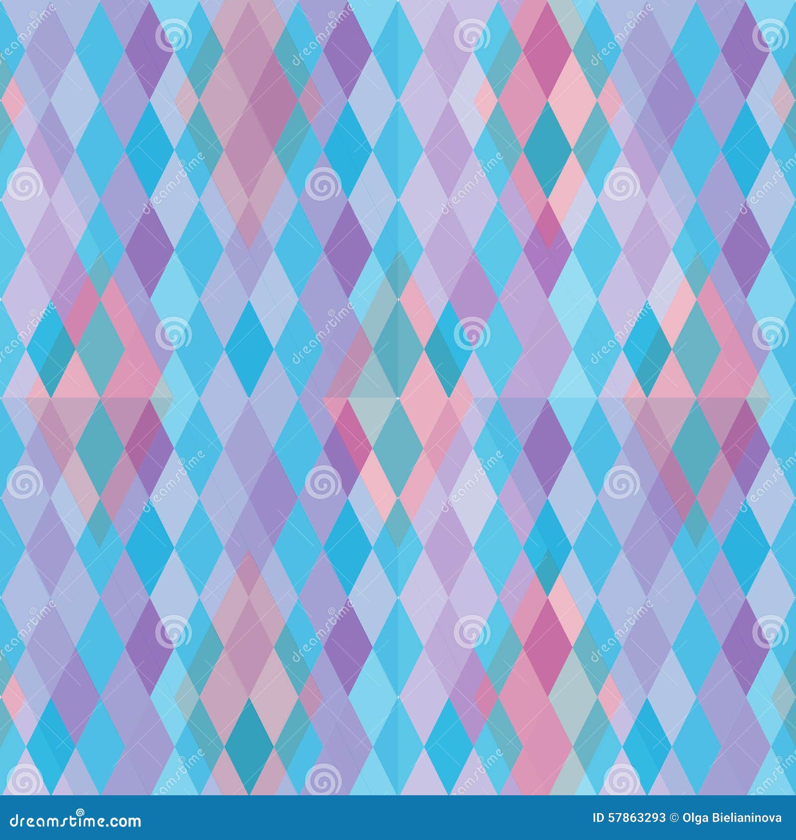 Abstract Pattern with Diamonds. Stock Vector - Illustration of seamless ...