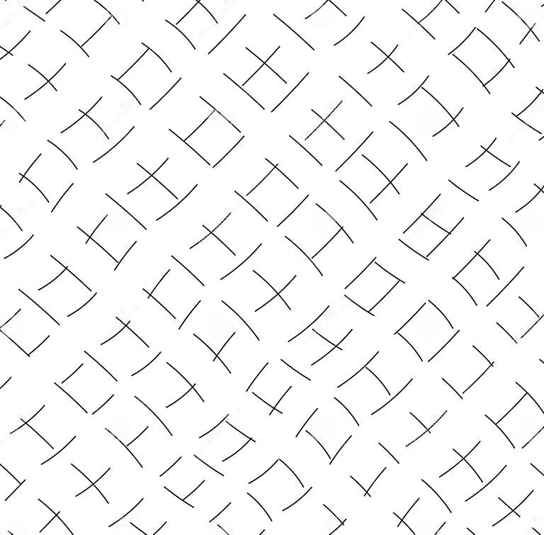 An Abstract Pattern of Discontinuous Parallel Lines. Black Geometric ...