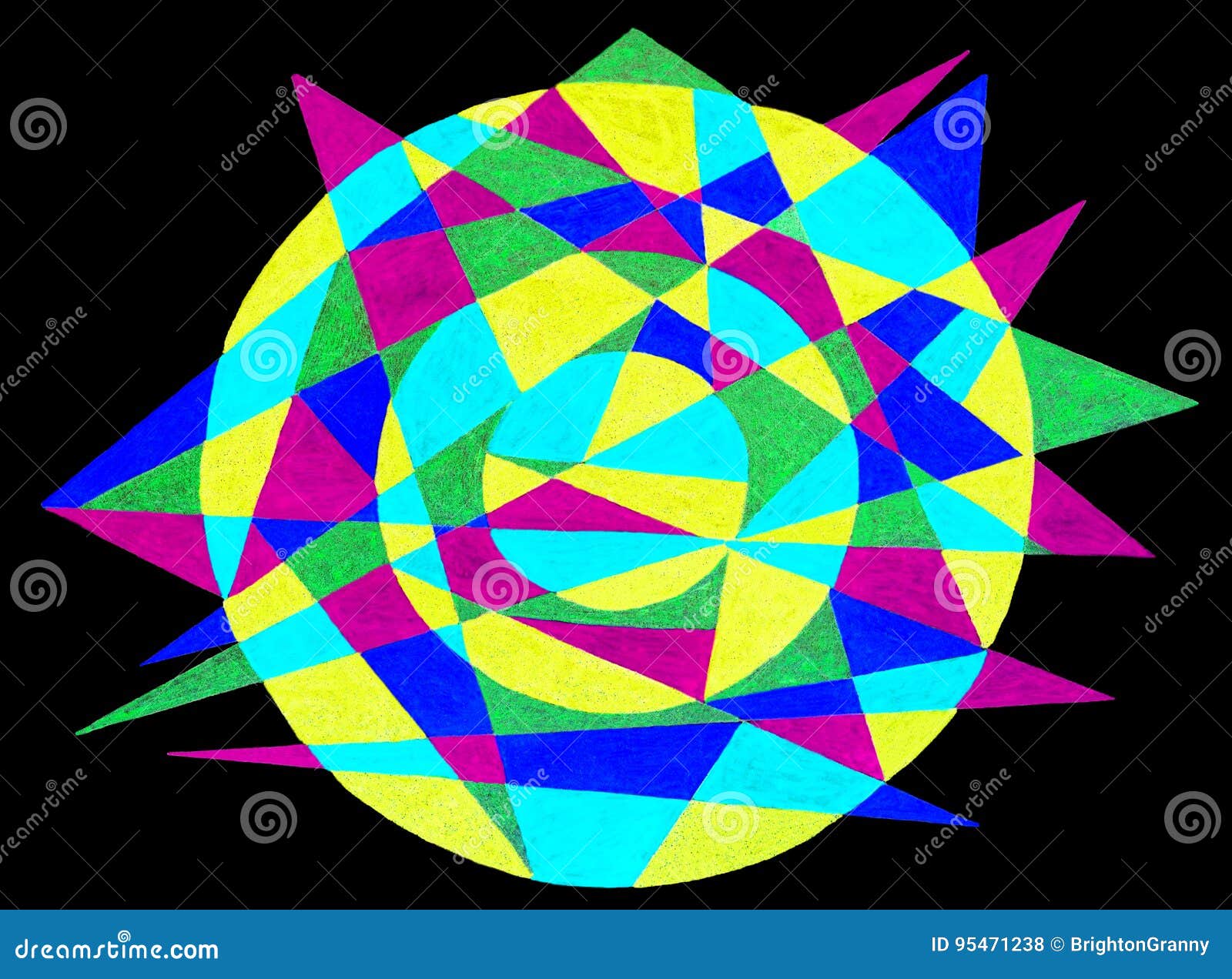 Abstract pattern drawing. stock illustration. Illustration of colour ...