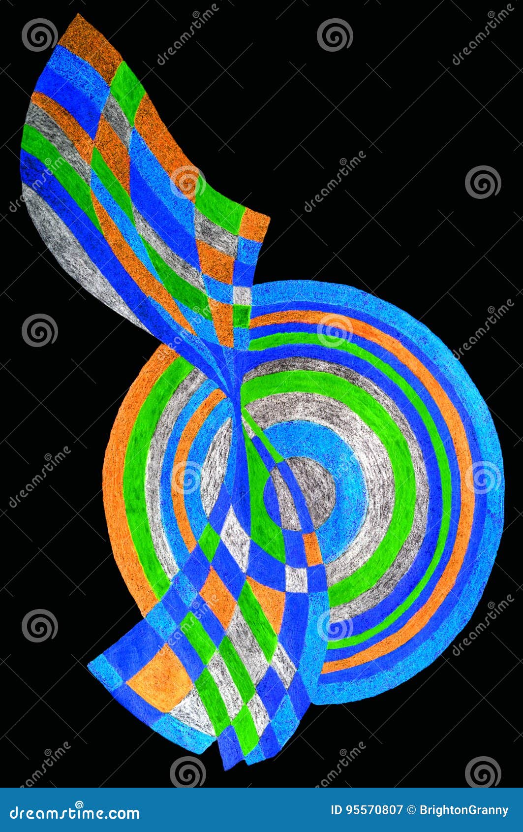Abstract pattern drawing. stock illustration. Illustration of ...