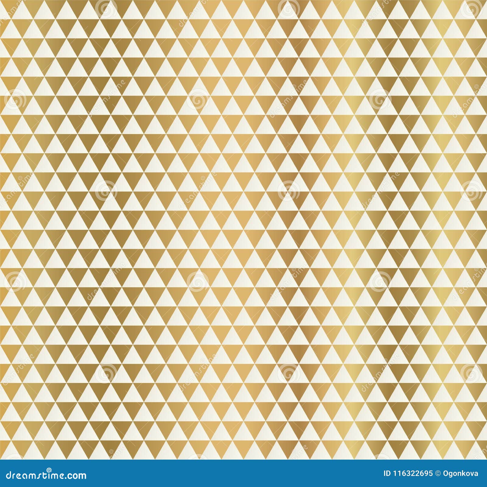 Gold Vector Background of Abstract Pattern Geometric Triangle Shapes ...