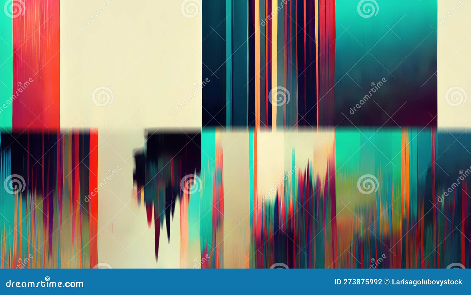 Abstract Pattern Glitch Design Colorful Background Stock Illustration ...