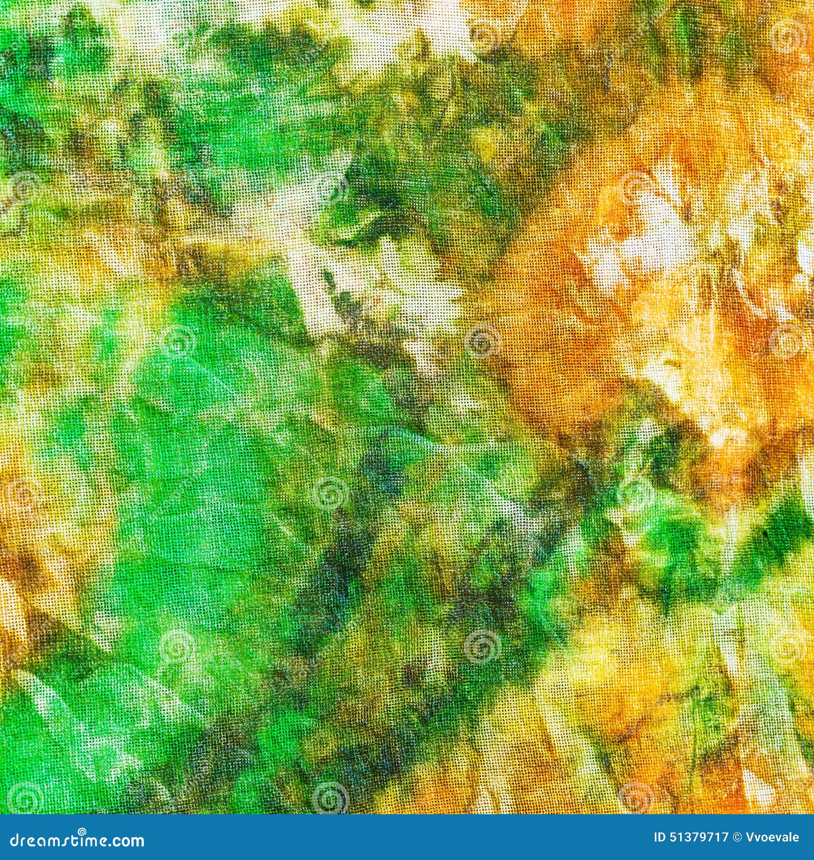 Abstract Pattern of Green Yellow Batik Stock Image - Image of craft ...