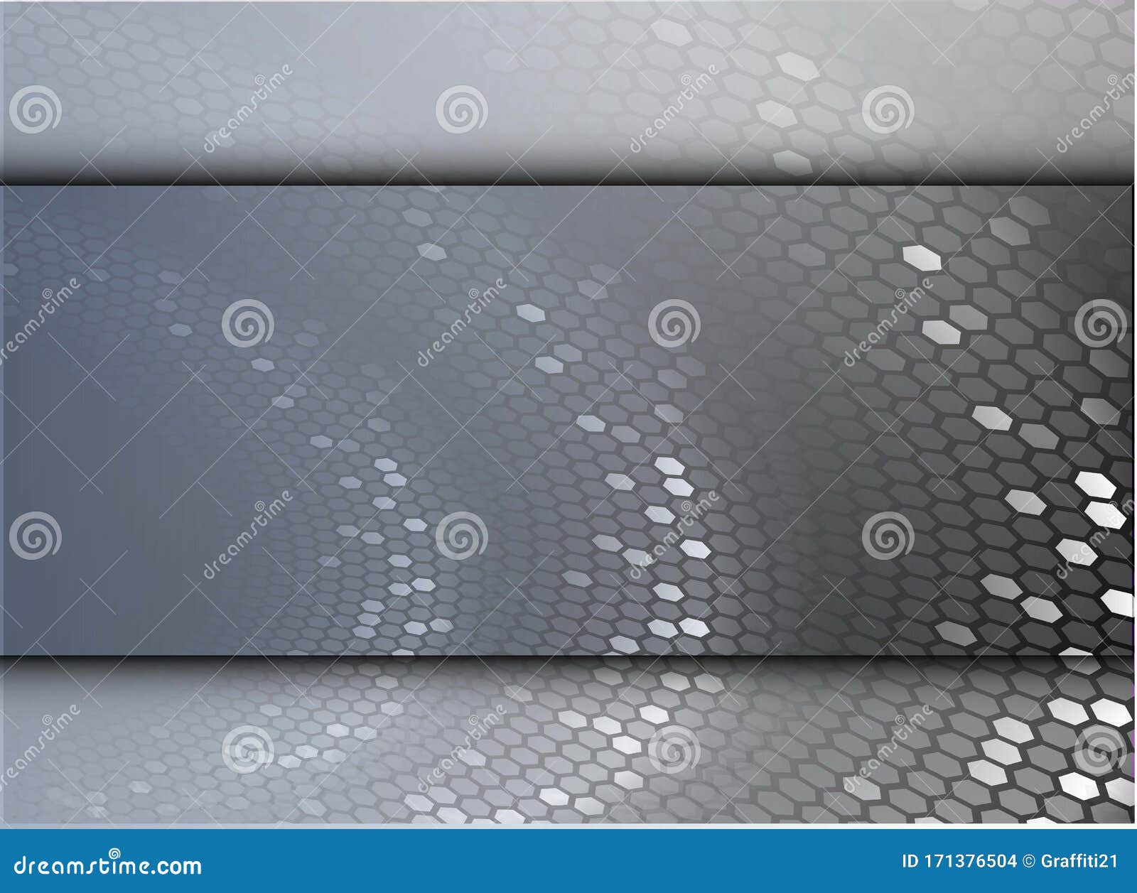 Abstract Pattern with Grey Abstract Spiral on Yellow Background. Modern ...