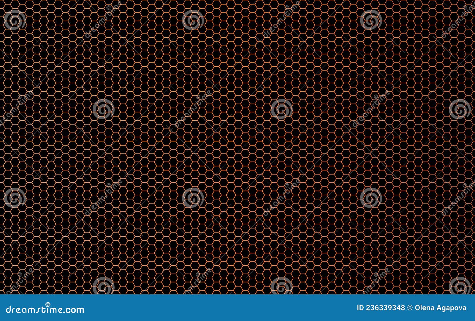 Abstract Pattern Honeycomb. Fire Modern Technological Background Stock ...