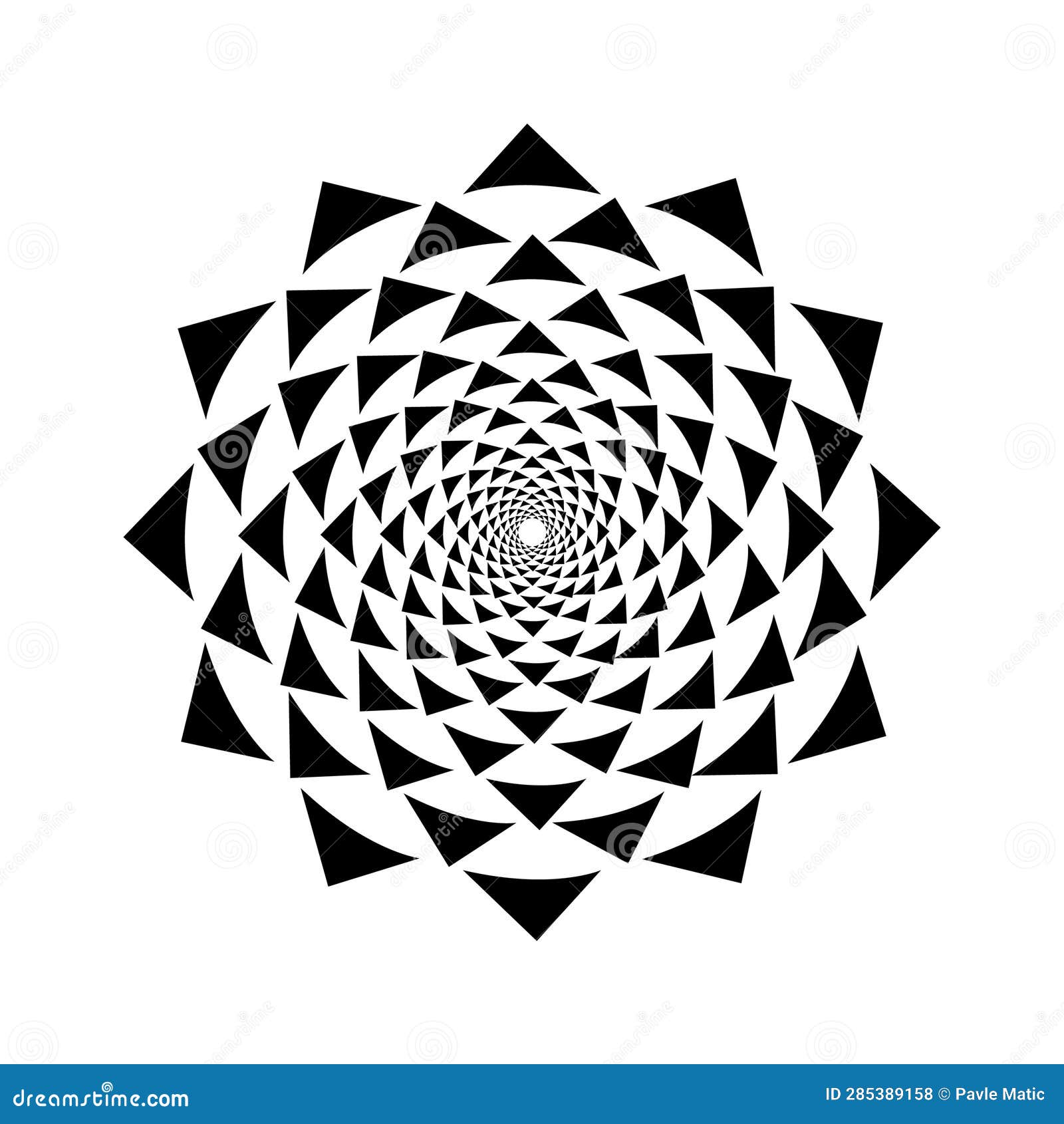 Abstract Pattern Icons Isolated on White Stock Illustration ...