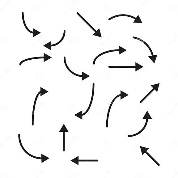 Abstract Pattern of Interlocking Arrows. Stock Vector - Illustration of ...