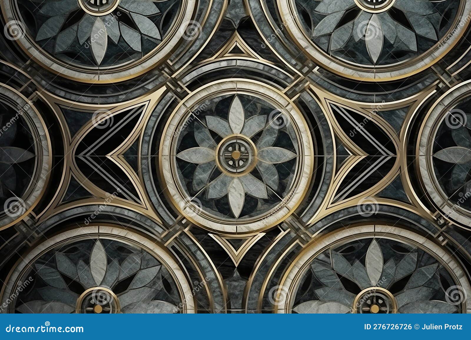 Abstract Pattern of Interlocking Floor Tiles with Copy Space for Design ...