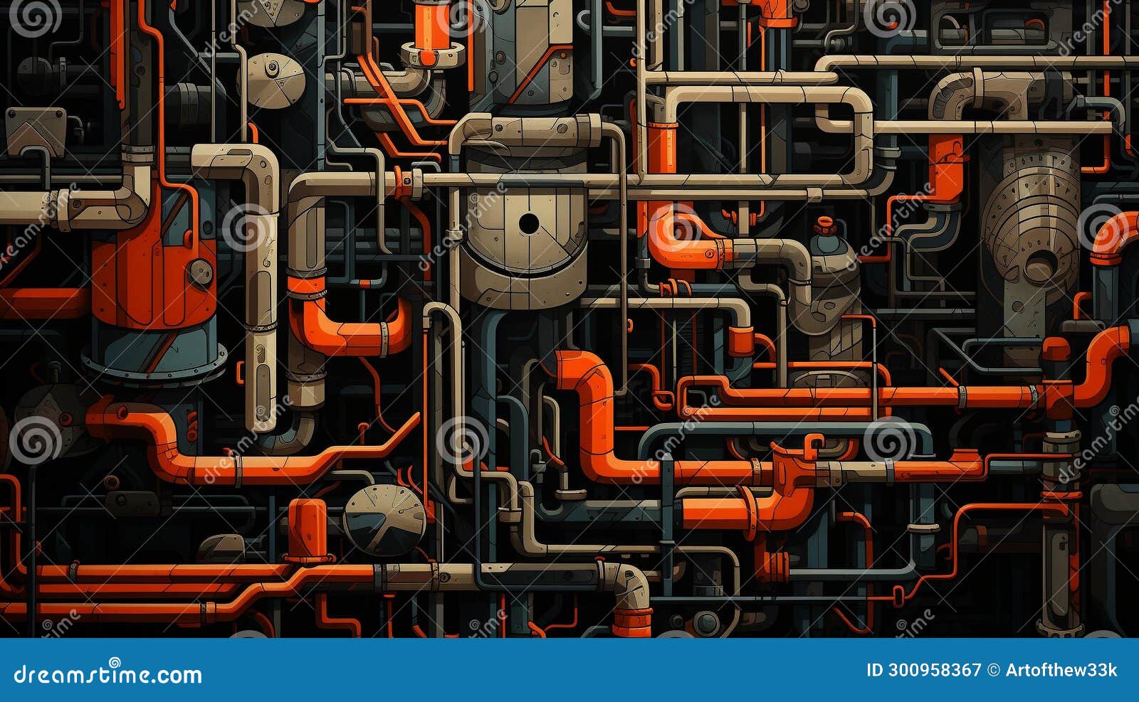 An Abstract Pattern of Jagged Lines and Sharp Angles, with Contrasting ...