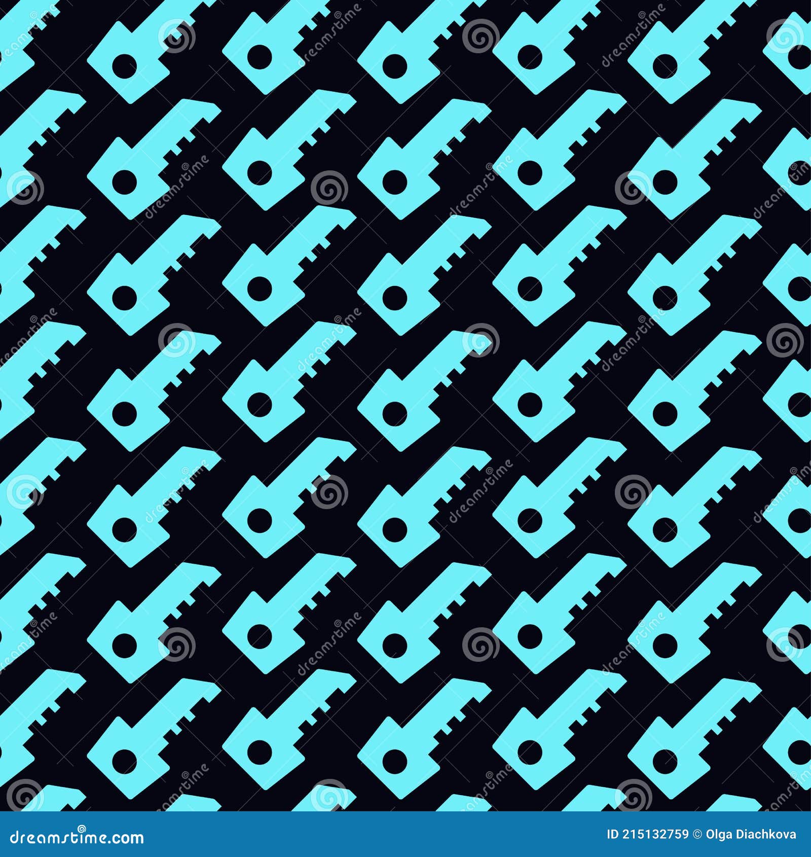 Abstract pattern with key stock vector. Illustration of object - 215132759