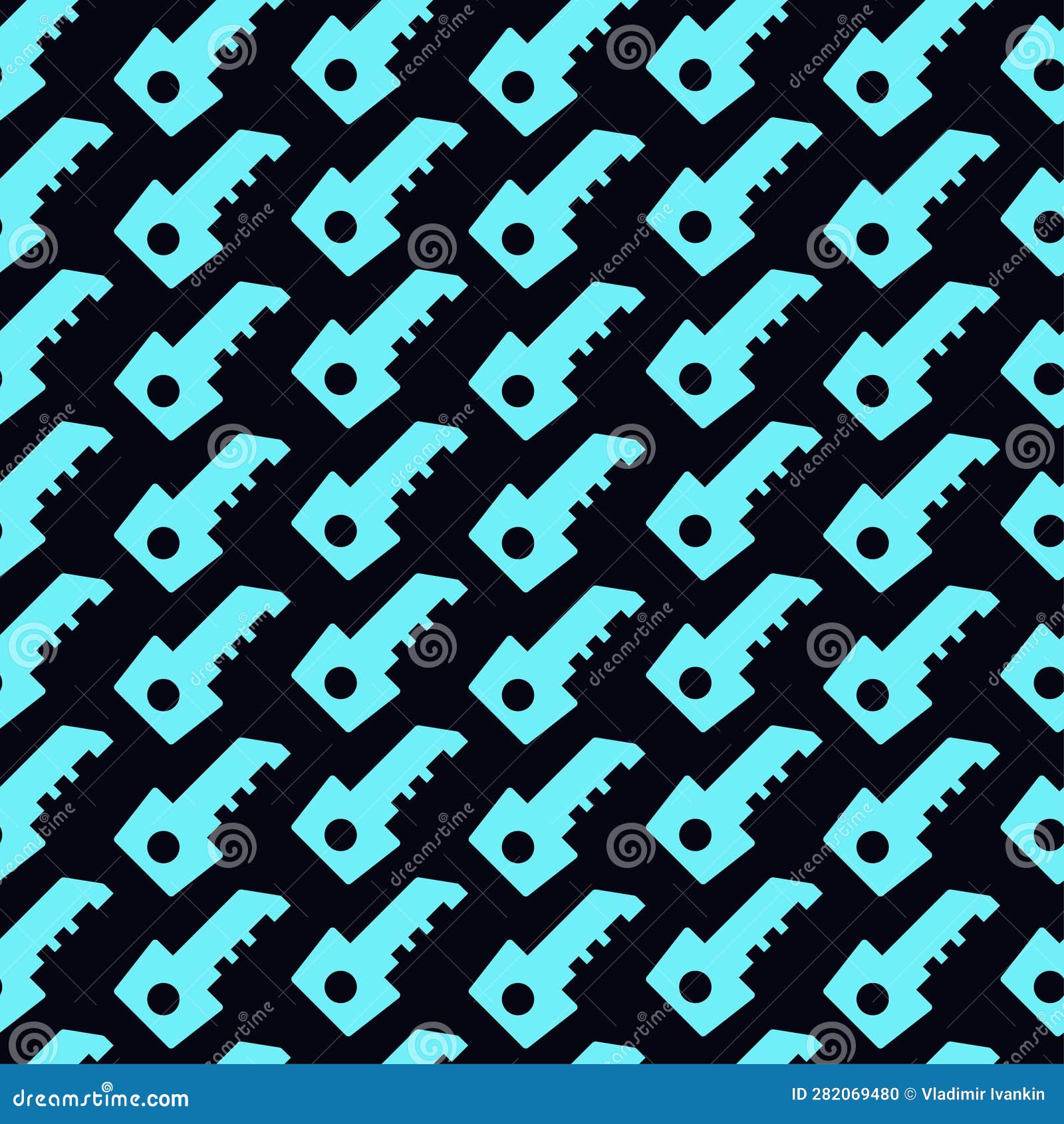 Abstract pattern with key stock vector. Illustration of object - 282069480