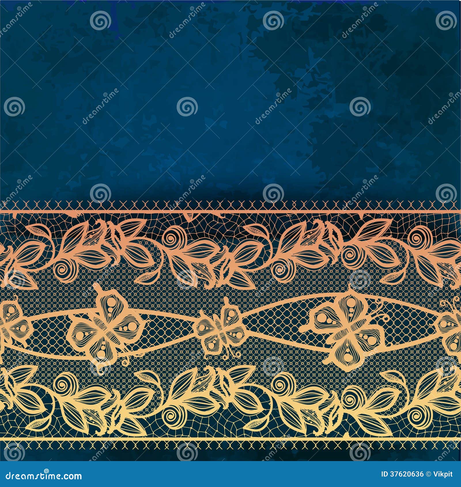 Abstract Pattern of Lace on a Grunge Background. Stock Vector ...