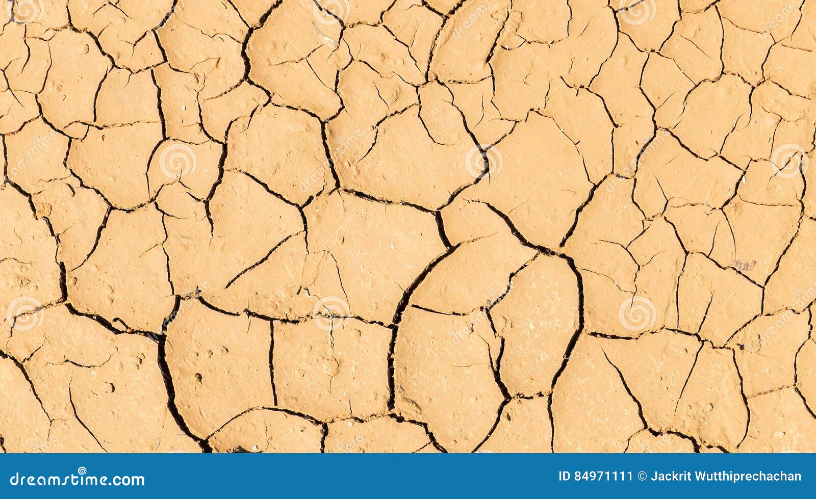 Abstract Pattern Line of Natural Cracked Ground in Countryside with ...