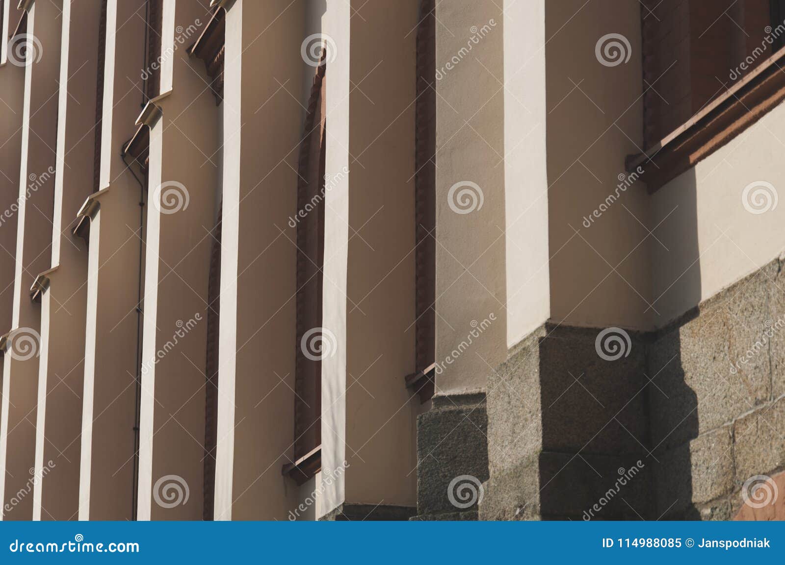 Abstract Pattern Made of Building Columns Stock Image - Image of ...