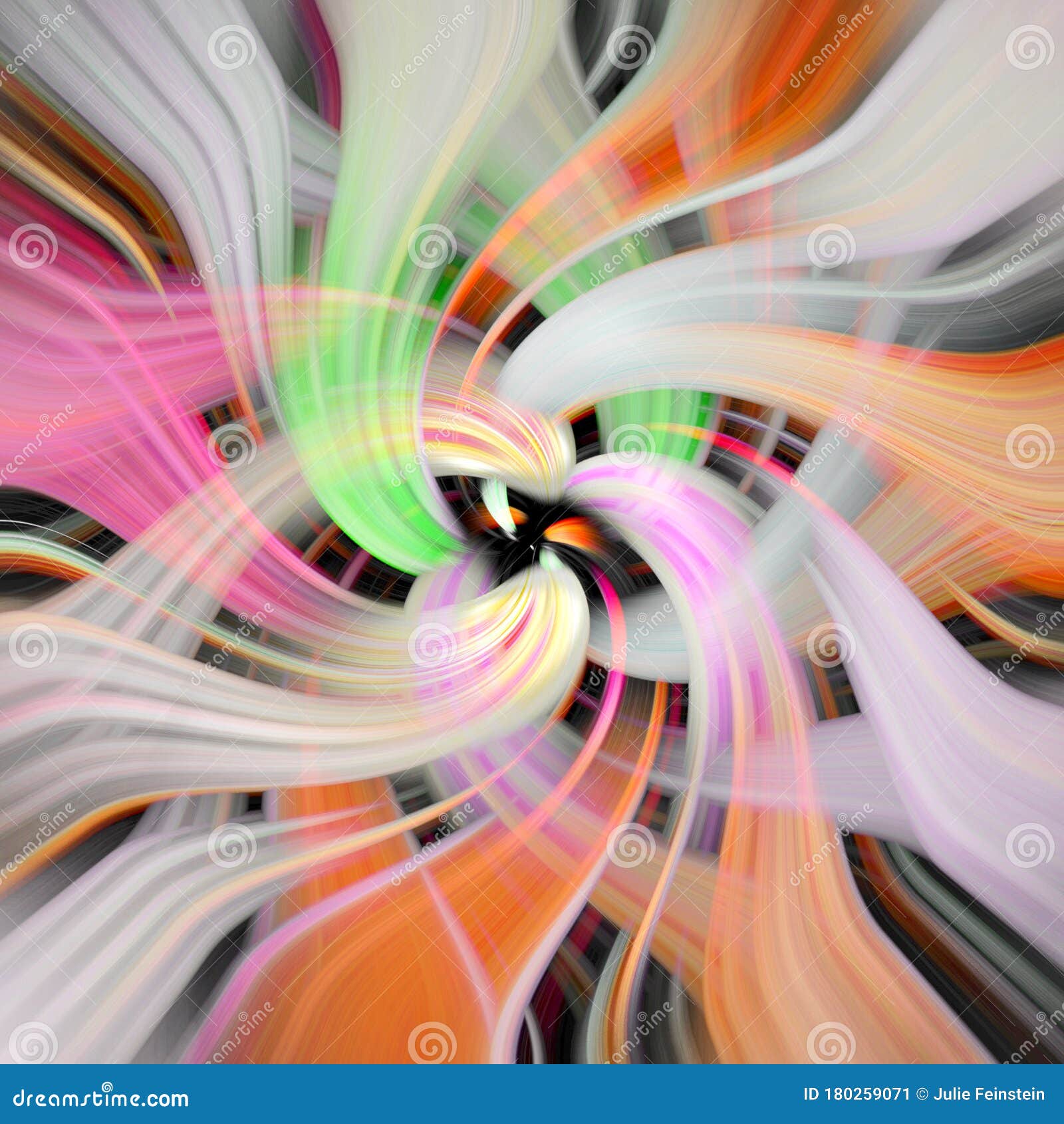 Twirled Colors stock illustration. Illustration of white - 180259071