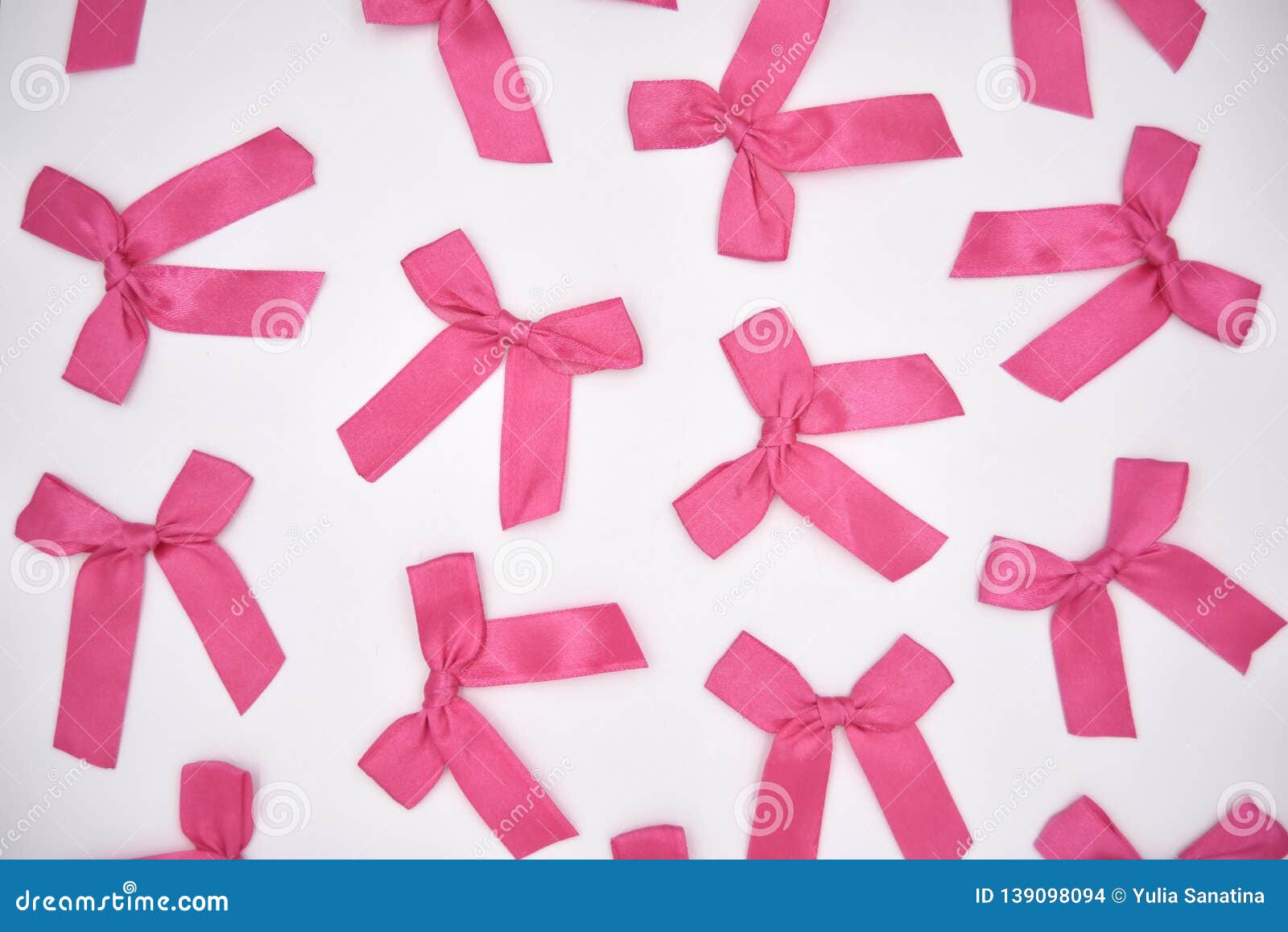 Pattern made of pink bows stock photo. Image of sewing - 139098094