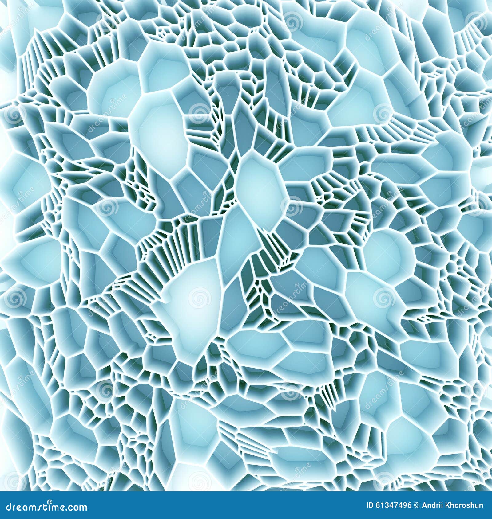 Abstract Pattern Mesh on White Background. 3d Rendering Stock ...