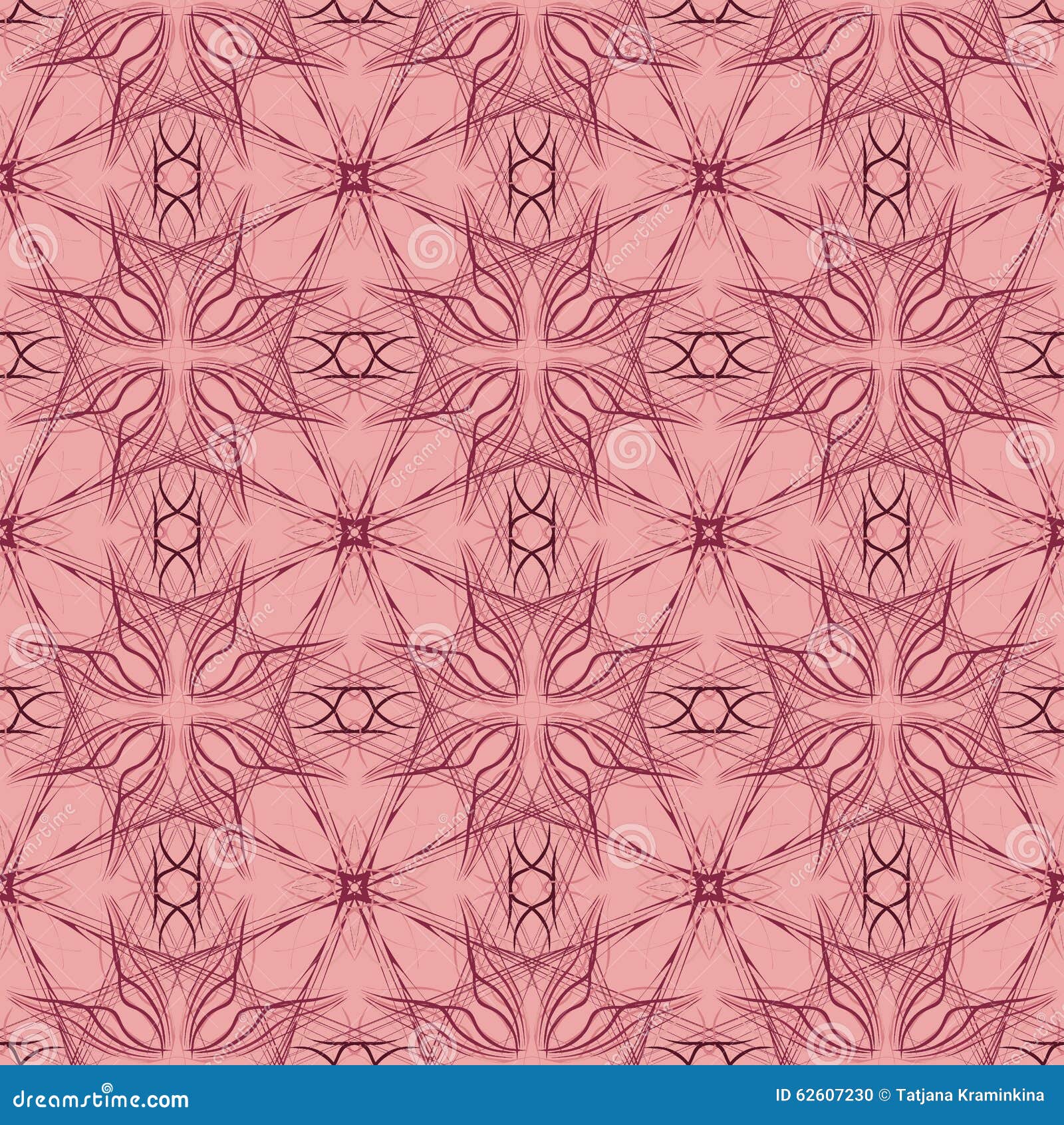 Abstract Pattern in Modern Marsala Colors Stock Vector - Illustration ...