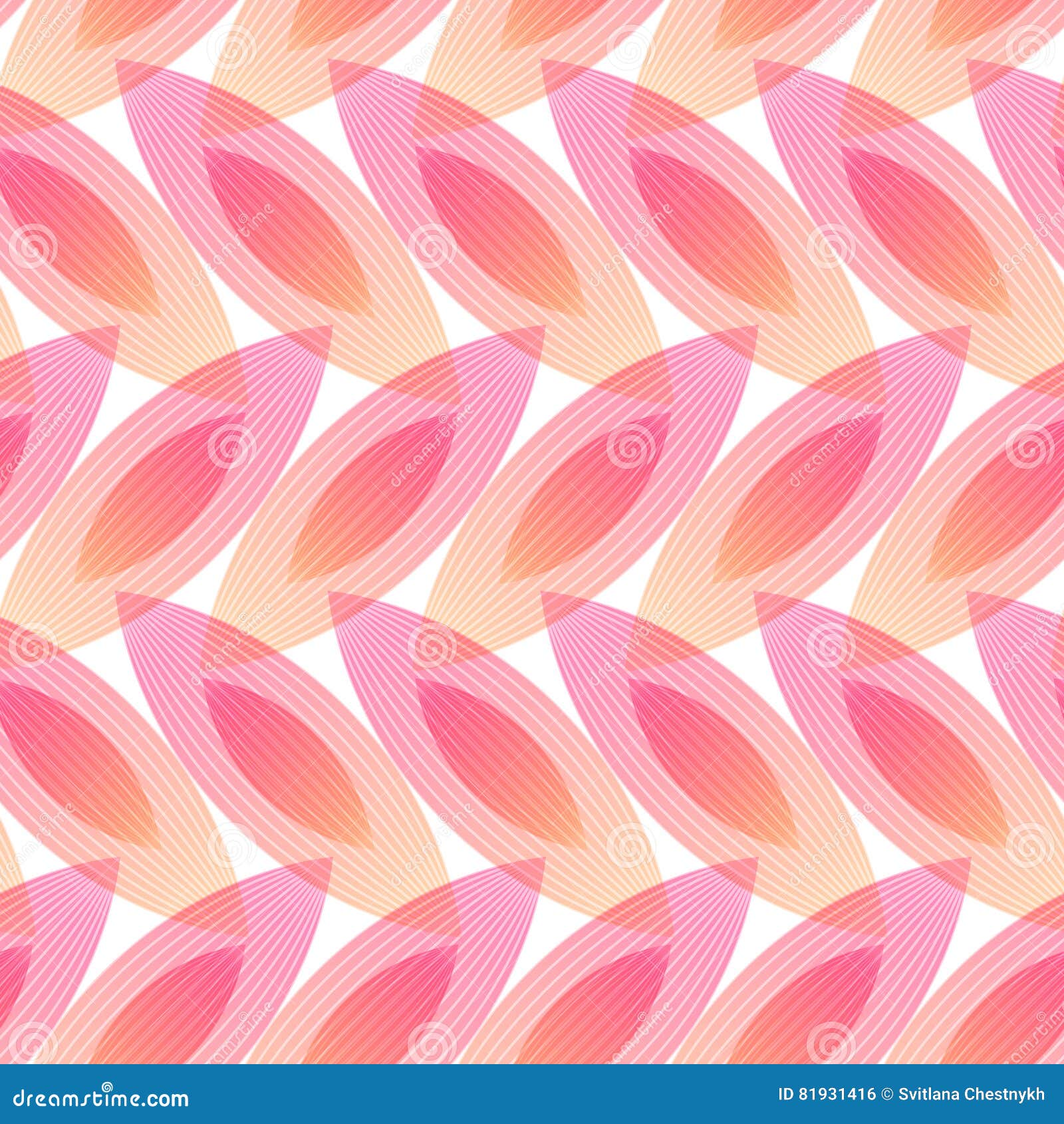 Abstract Pattern in Pink and Orange Colors Stock Vector - Illustration ...