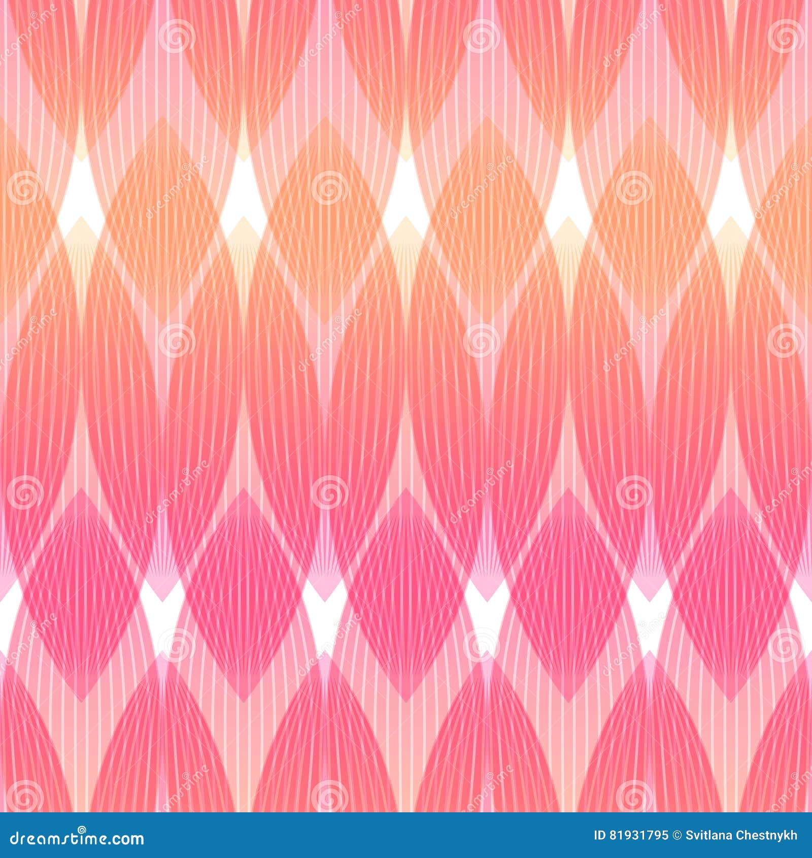 Abstract Pattern in Pink and Orange Colors Stock Vector - Illustration ...