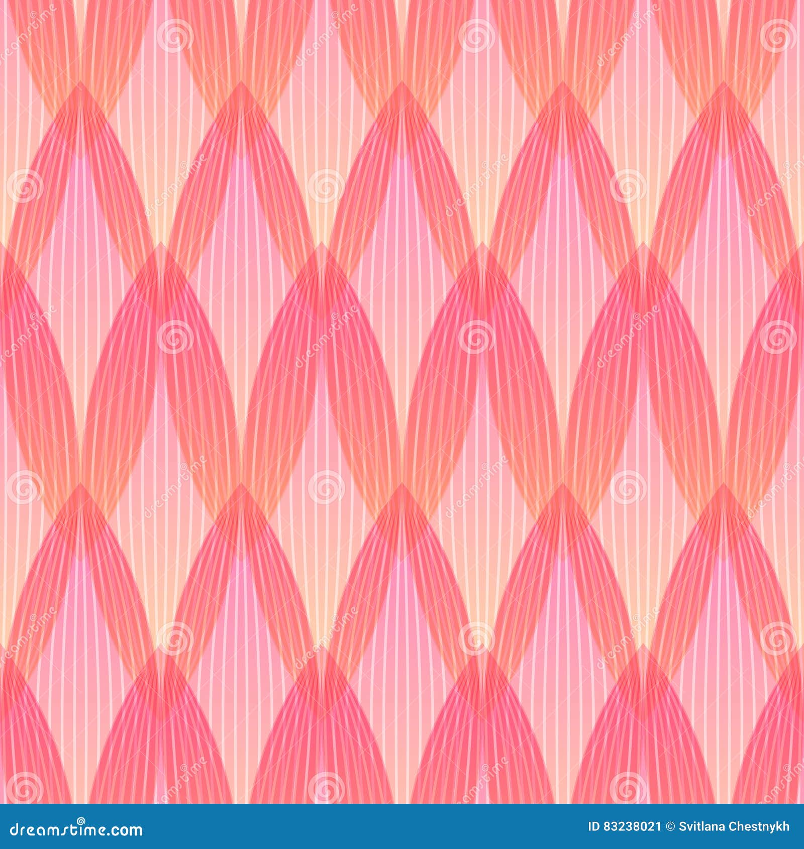 Abstract Pattern in Pink and Orange Colors Stock Vector - Illustration ...