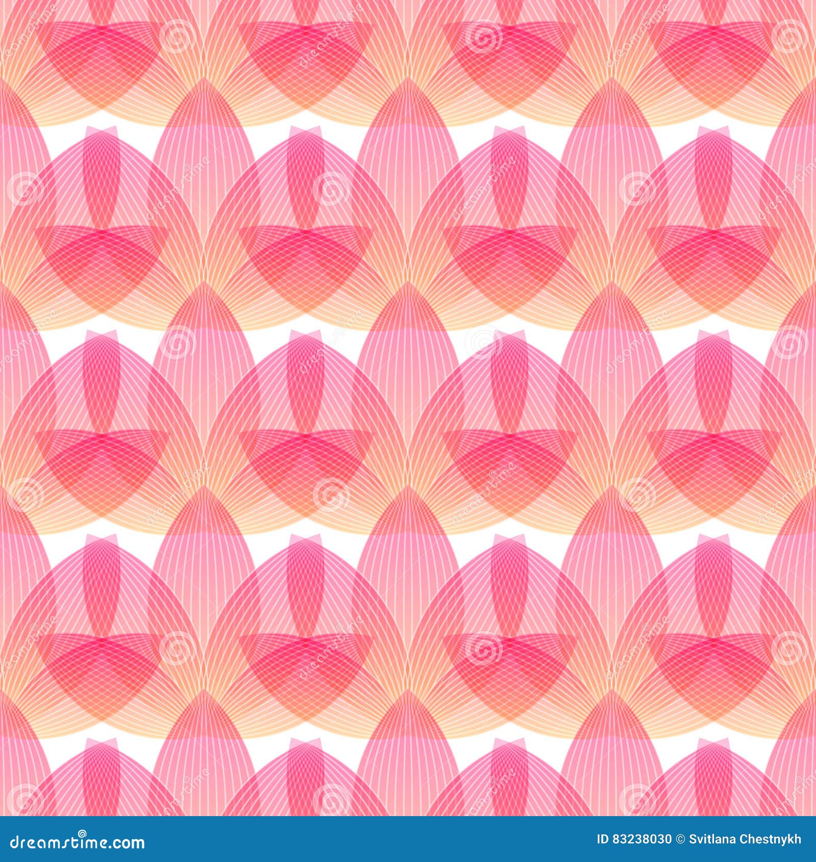 Abstract Pattern in Pink and Orange Colors Stock Vector - Illustration ...
