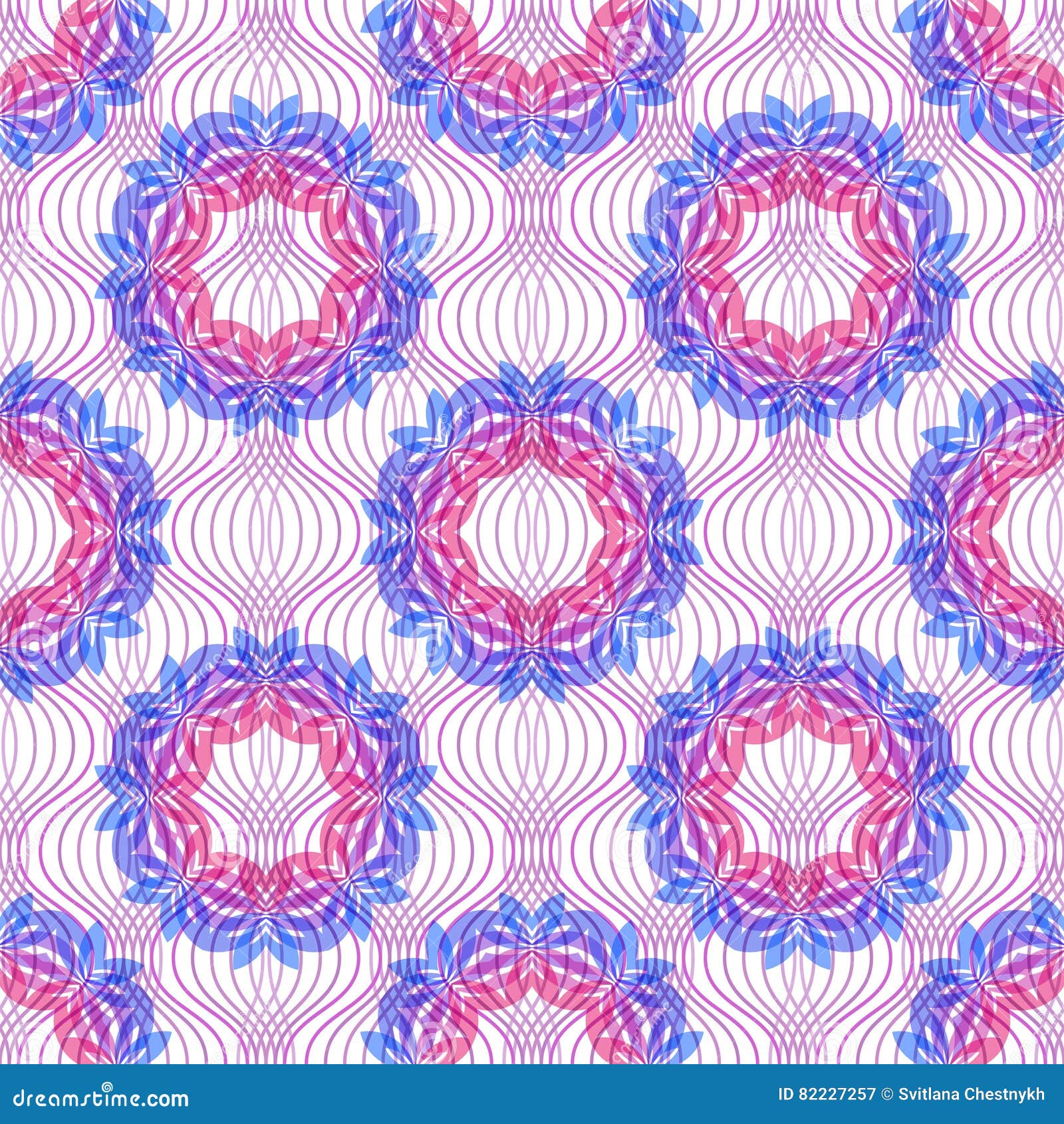 Abstract Pattern in Pink and Purple Colors Stock Vector - Illustration ...
