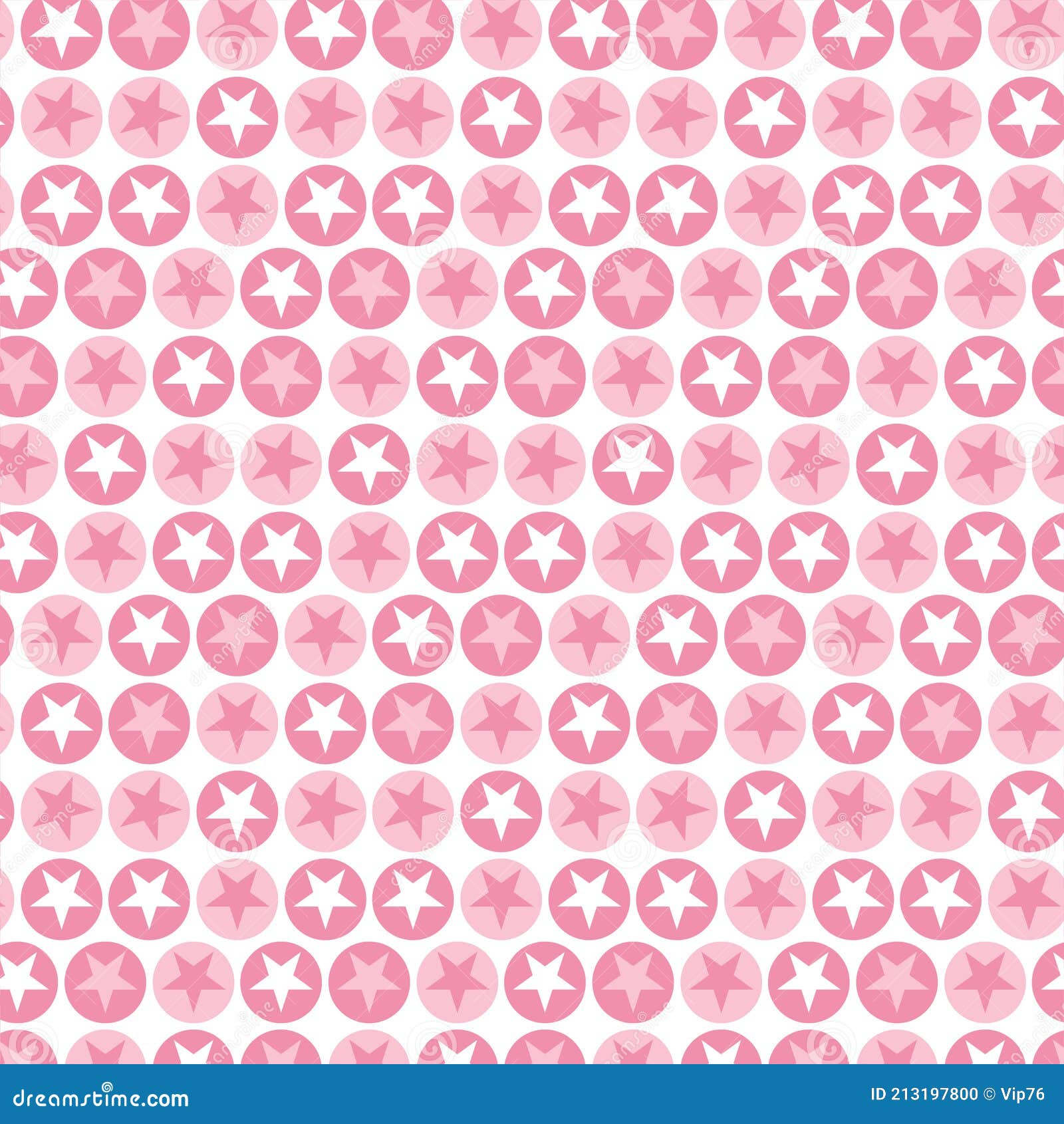Abstract Pattern with Pink Stars Stock Vector - Illustration of element ...