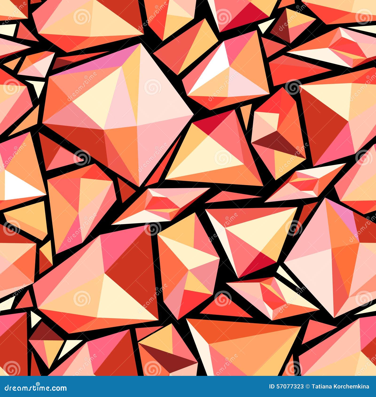 Abstract pattern polygons stock vector. Illustration of ability - 57077323