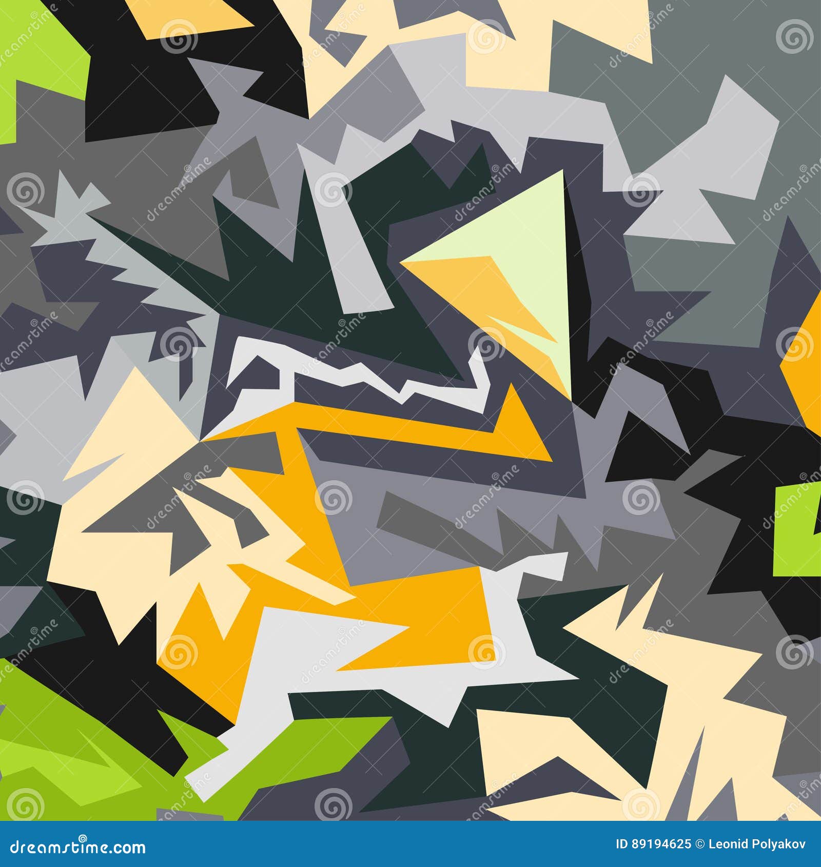 Abstract Pattern of Polygons Vector Illustration Stock Vector ...