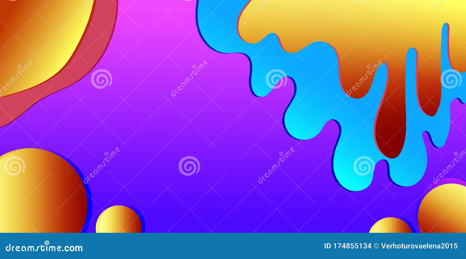 Abstract Pattern with Purple Abstract Drips of Paint. Vector Abstract ...