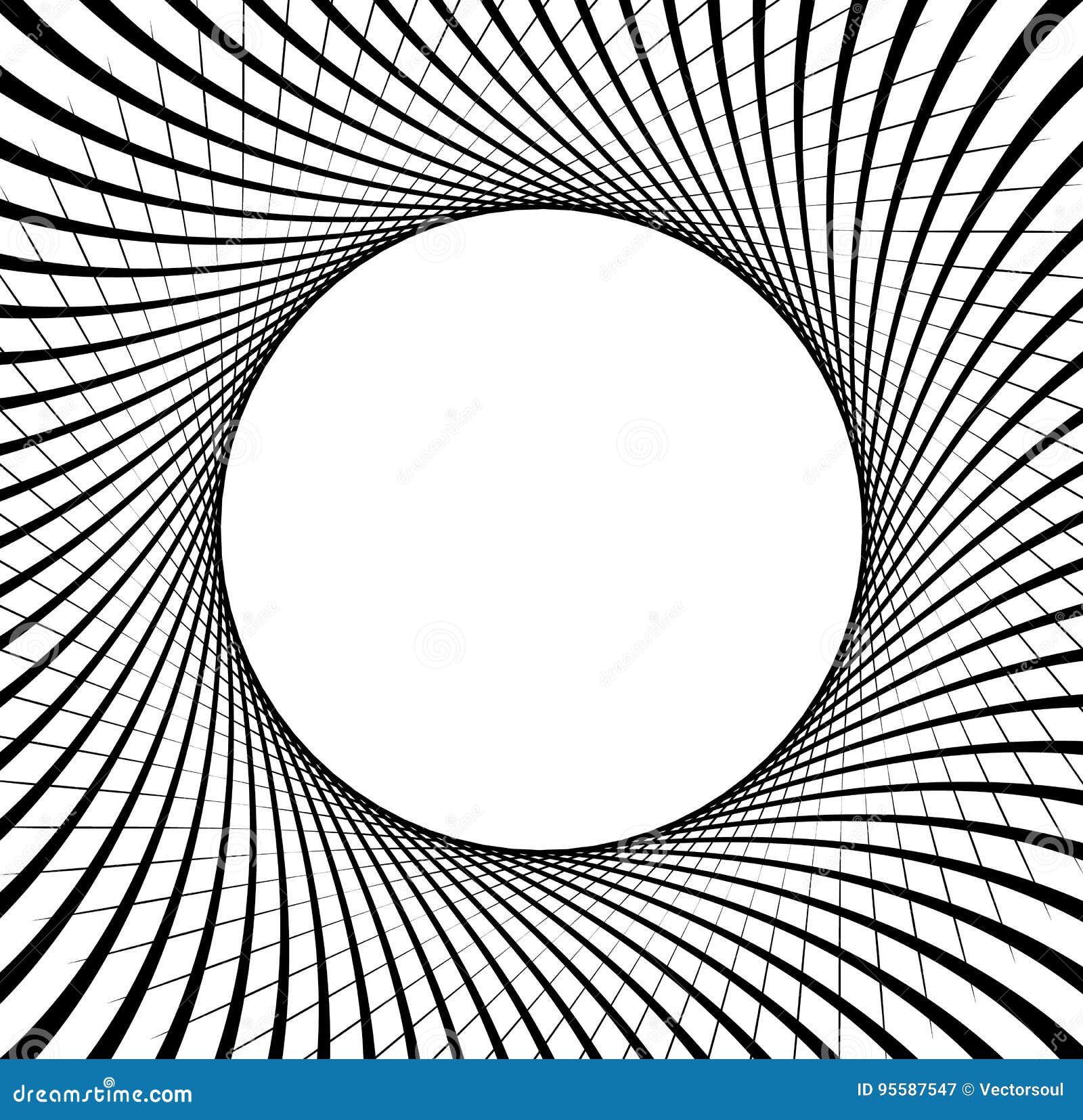 Abstract Pattern with Radial Lines. Radial, Radiating Lines with Stock ...